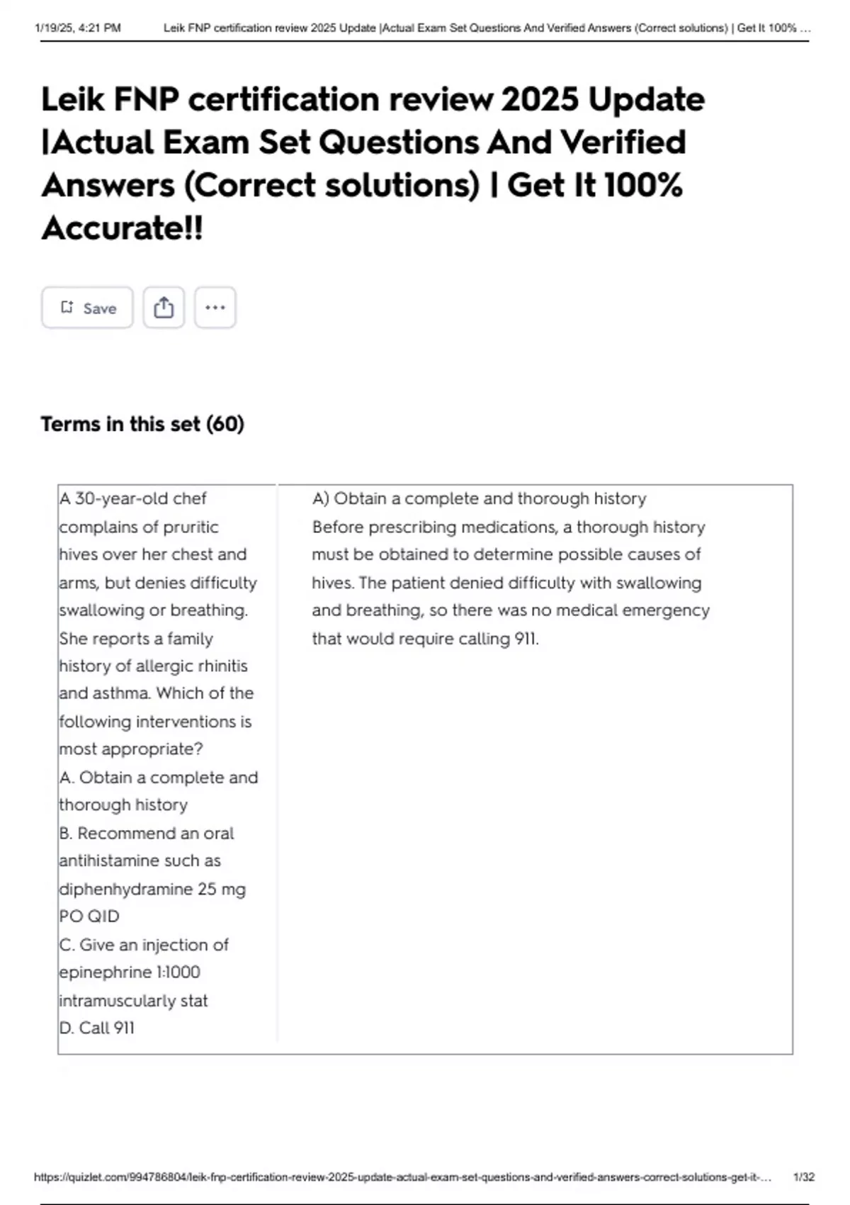 Leik FNP certification review 2025 Update |Actual Exam Set Questions ...