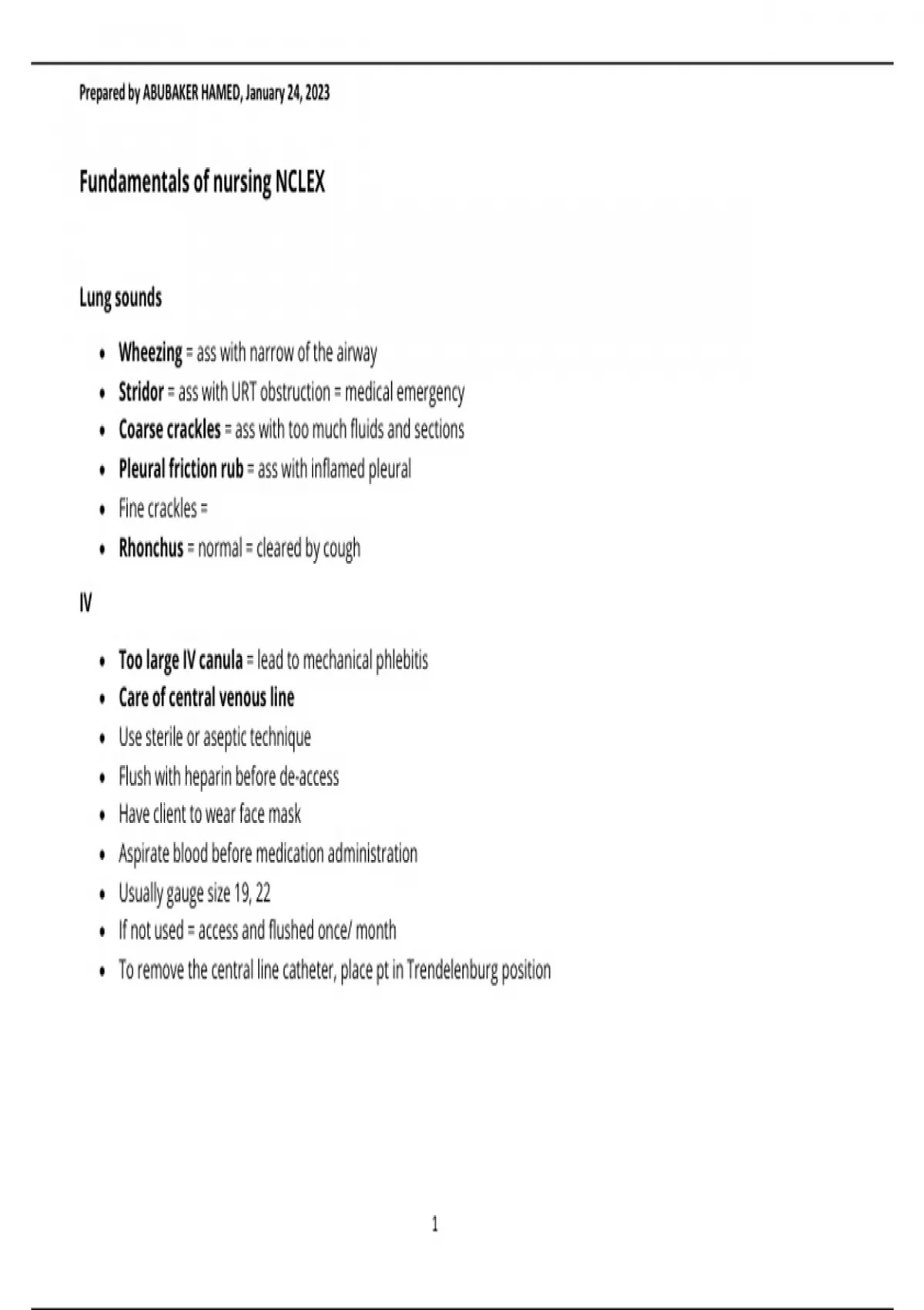 Summary All NCLEX SYSTEMS - Nursing nclex - Stuvia US