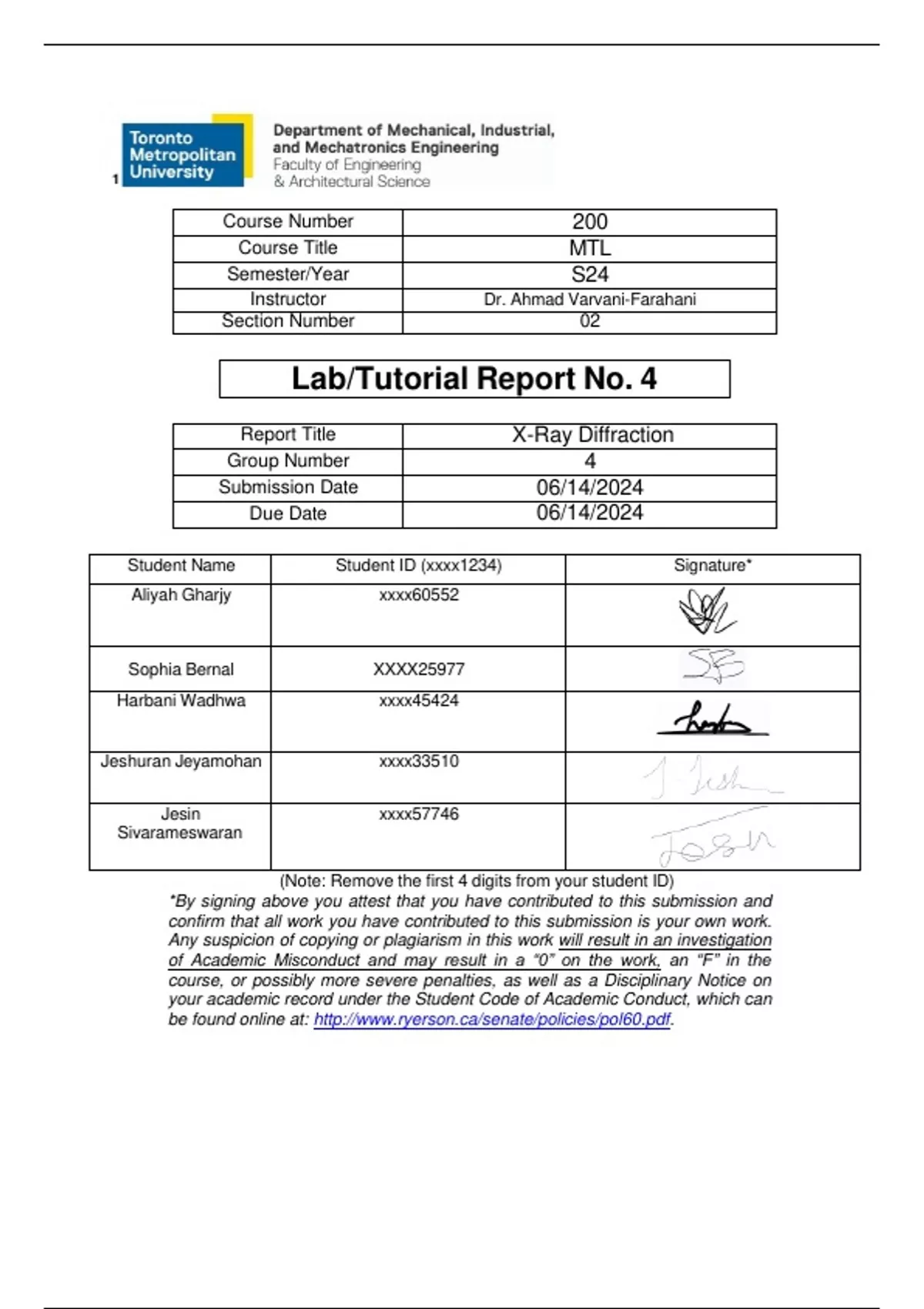MTL 200 LAB 2 X-RAY DIFFRACTION|2025 Update with complete solution ...