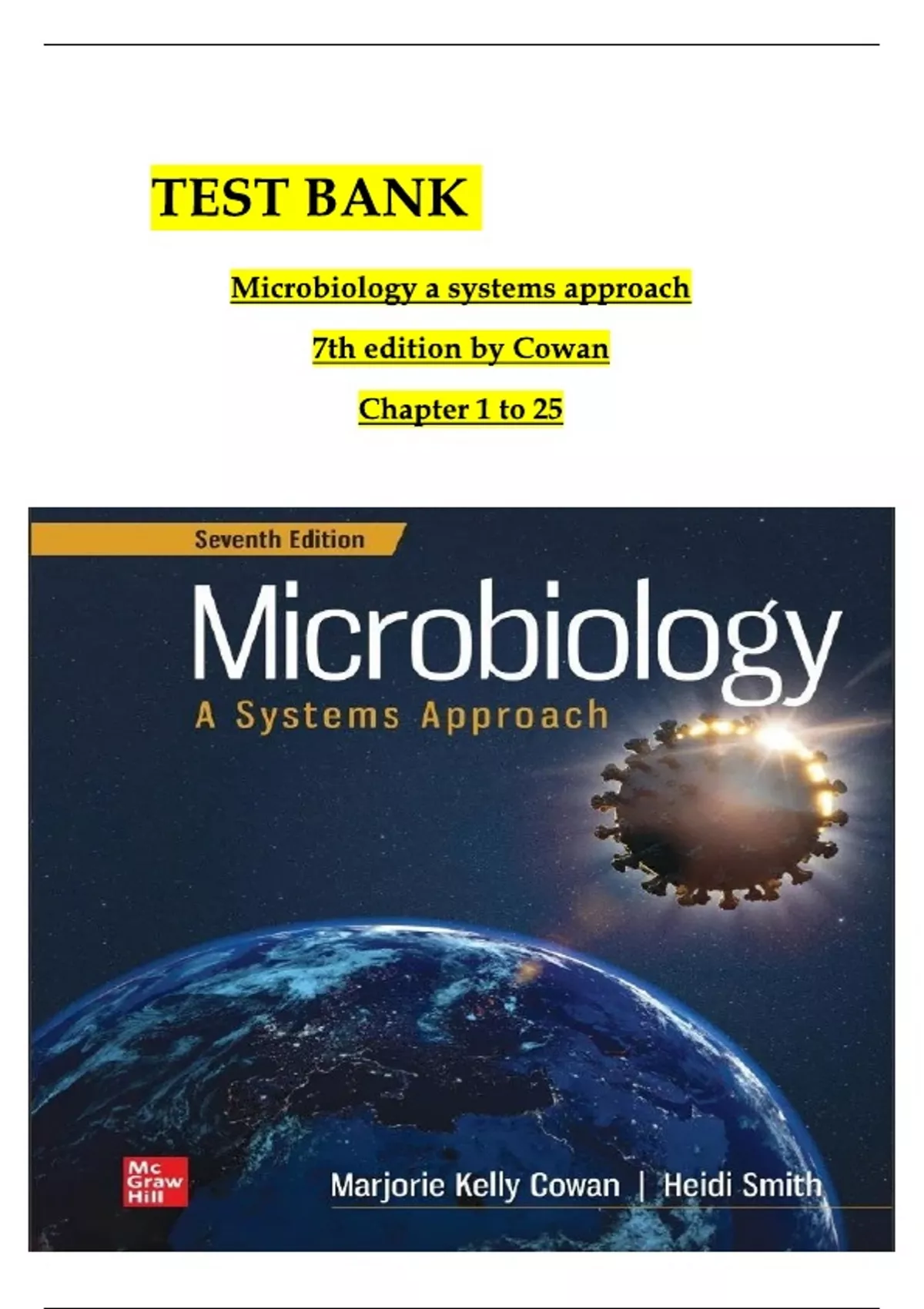 Microbiology: A Systems Approach 7th Edition by Marjorie Kelly Cowan ...