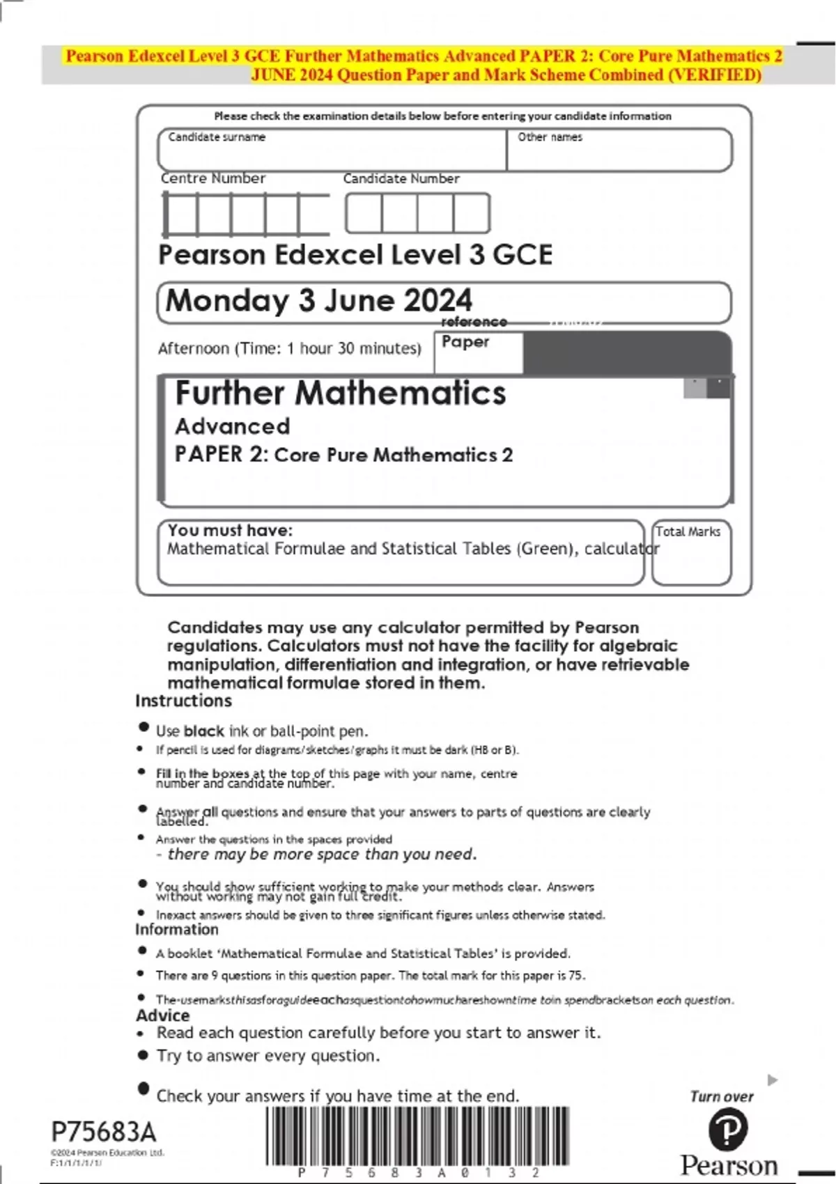 AQA GCSE URDU Foundation Tier Paper 3 Reading MAY 2024 Question Paper ...