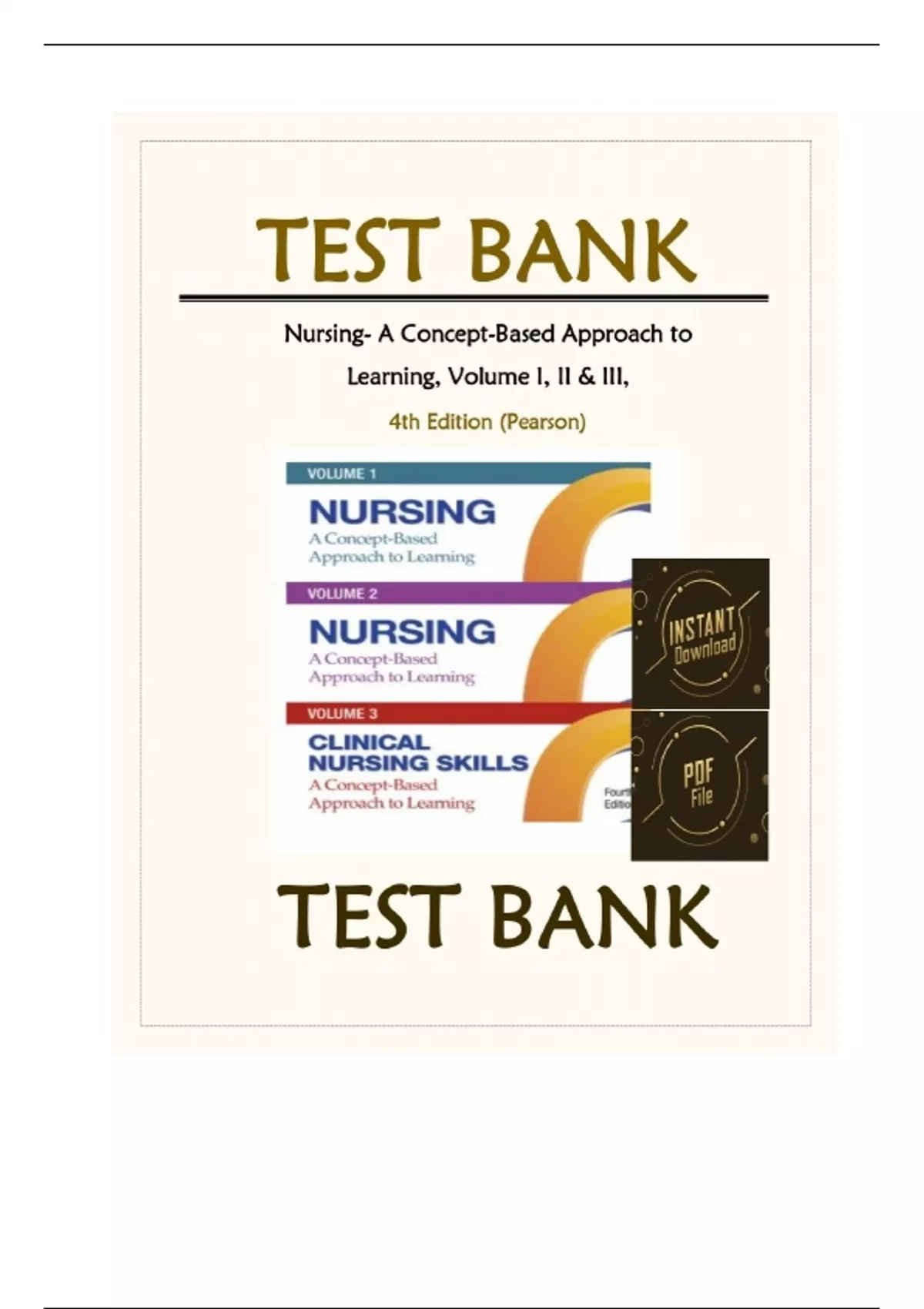 Test Bank Resources For Nursing- A Concept-Based Approach To Learning ...