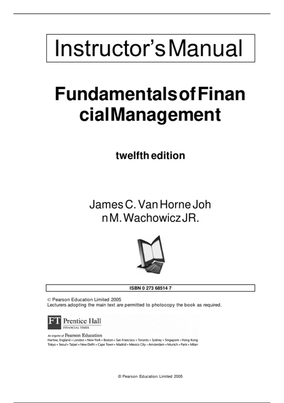 Test Bank for Fundamentals of Financial Management, 16th Edition by ...
