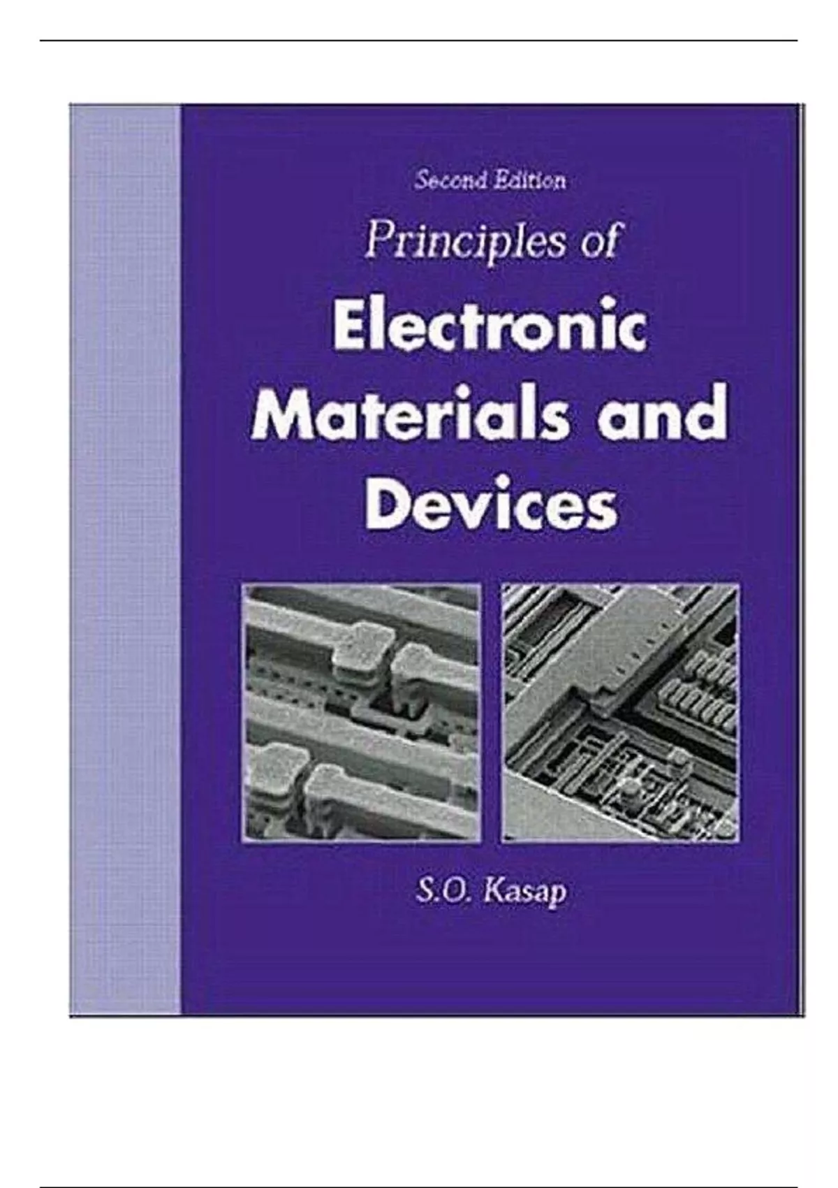 Solution Manual For Principles of Electronic Materials and Devices 2nd Edition By S.O. Kasap ...
