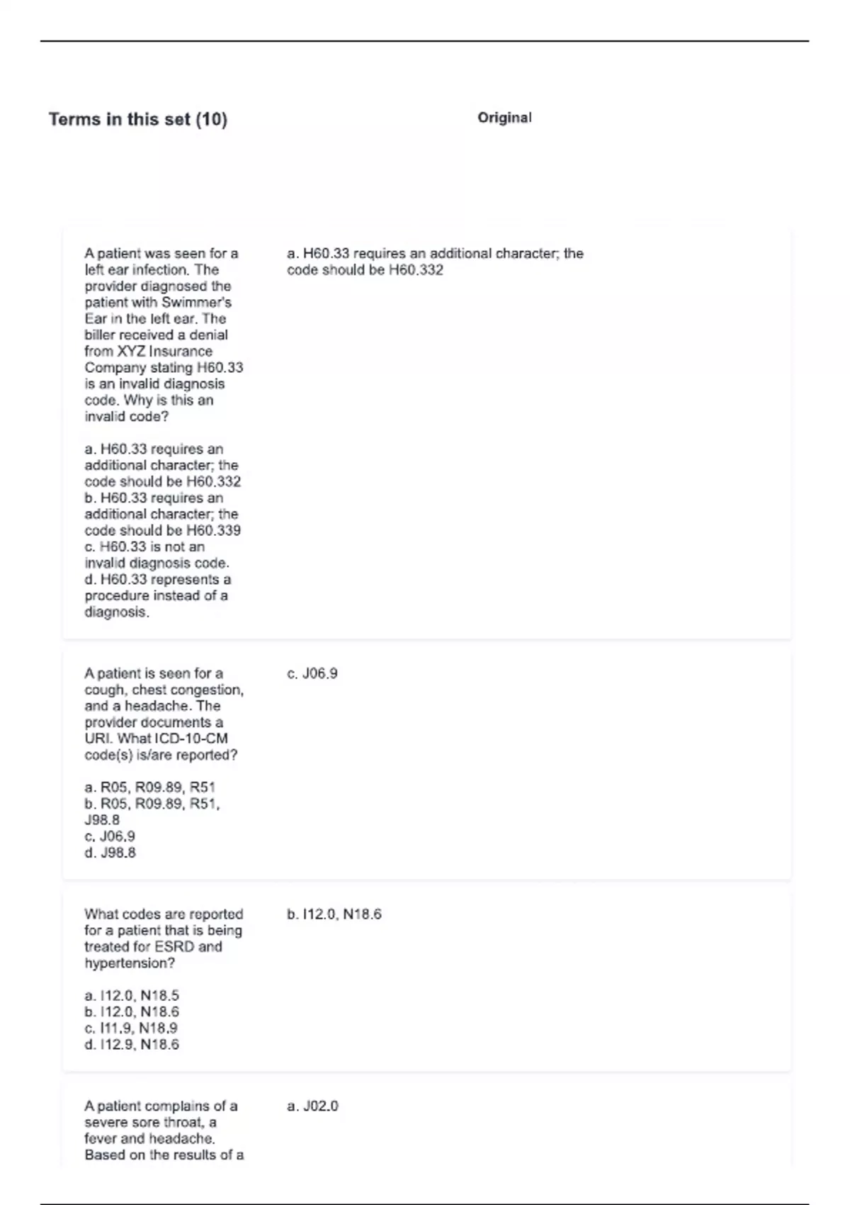 AAPC CPB - Chapter 4 Practical Application (Latest 2024/2025) Questions ...