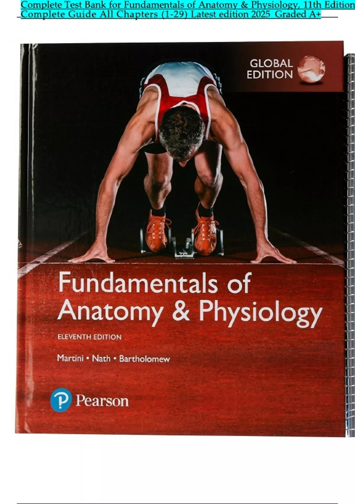 Complete Test Bank for Fundamentals of Anatomy & Physiology, 11th ...