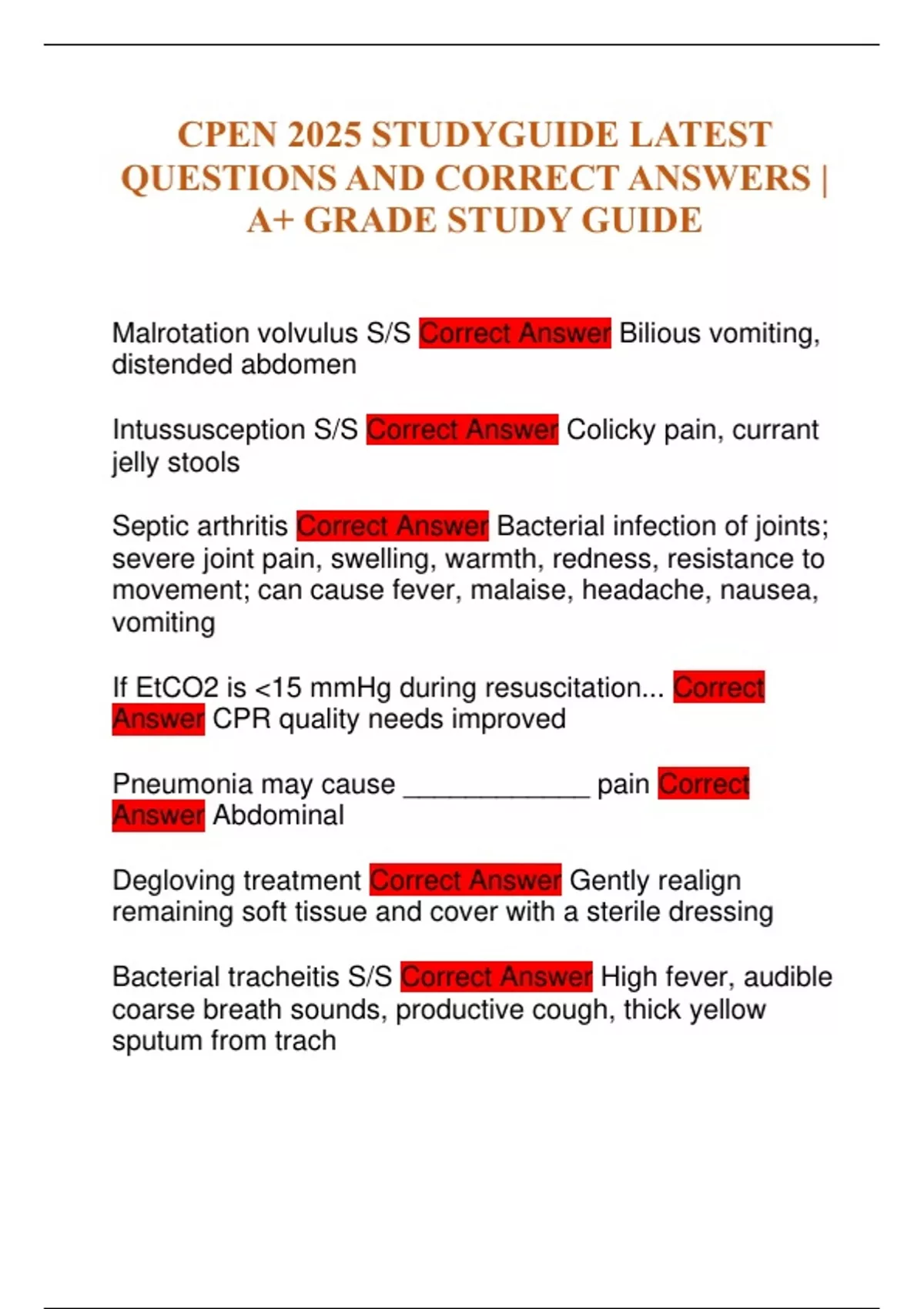CPEN 2025 STUDYGUIDE LATEST QUESTIONS AND CORRECT ANSWERS | A+ GRADE ...