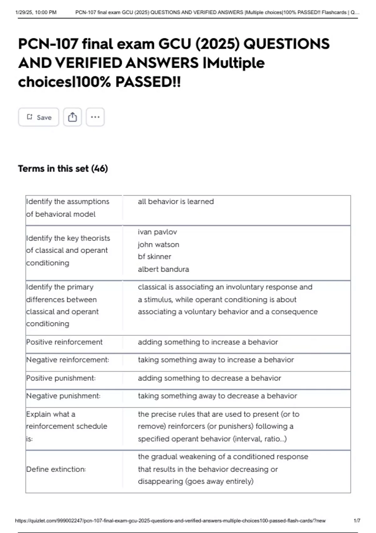 PCN-107 final exam GCU (2025) QUESTIONS AND VERIFIED ANSWERS |Multiple ...
