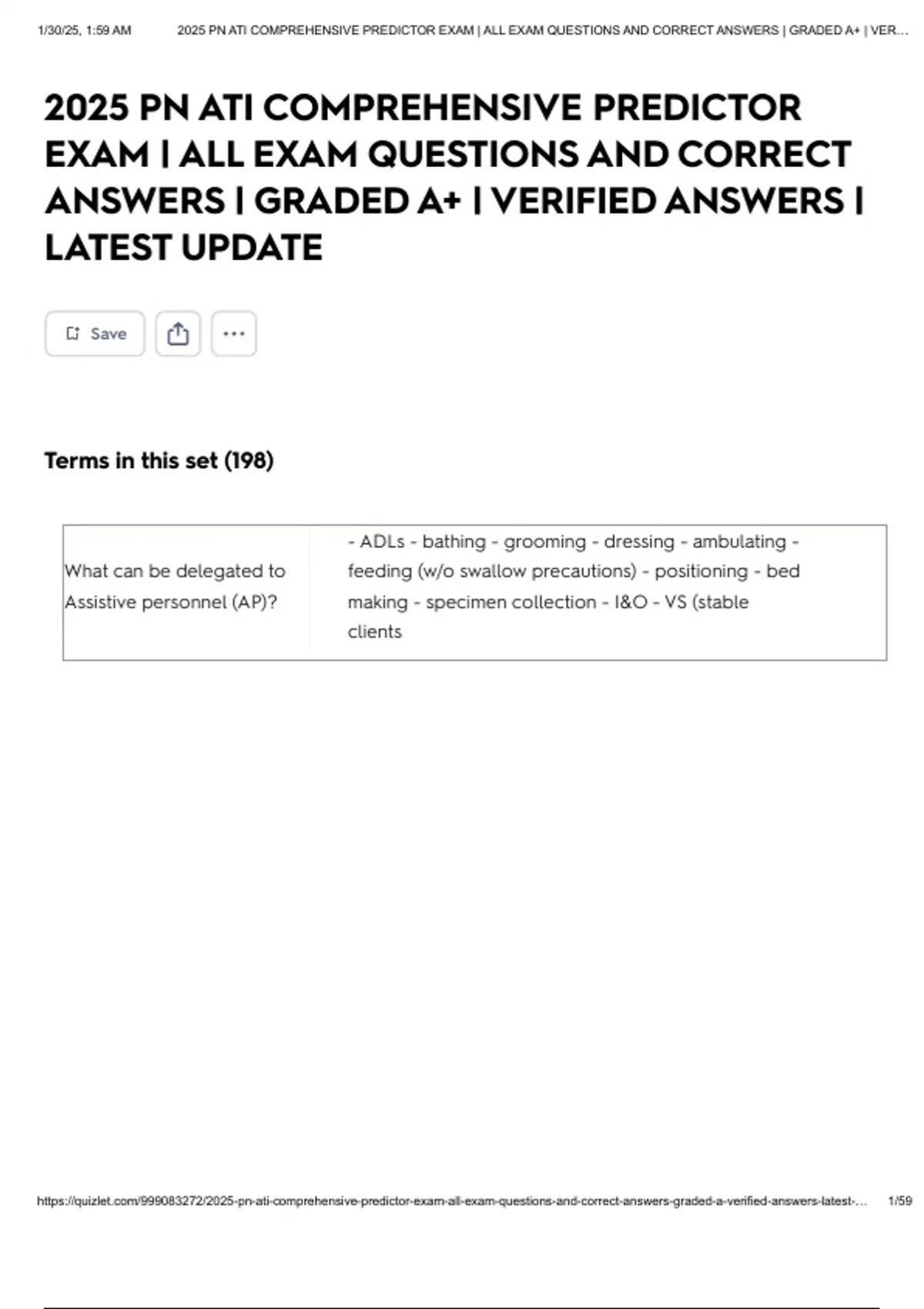 2025 PN ATI COMPREHENSIVE PREDICTOR EXAM | ALL EXAM QUESTIONS AND ...