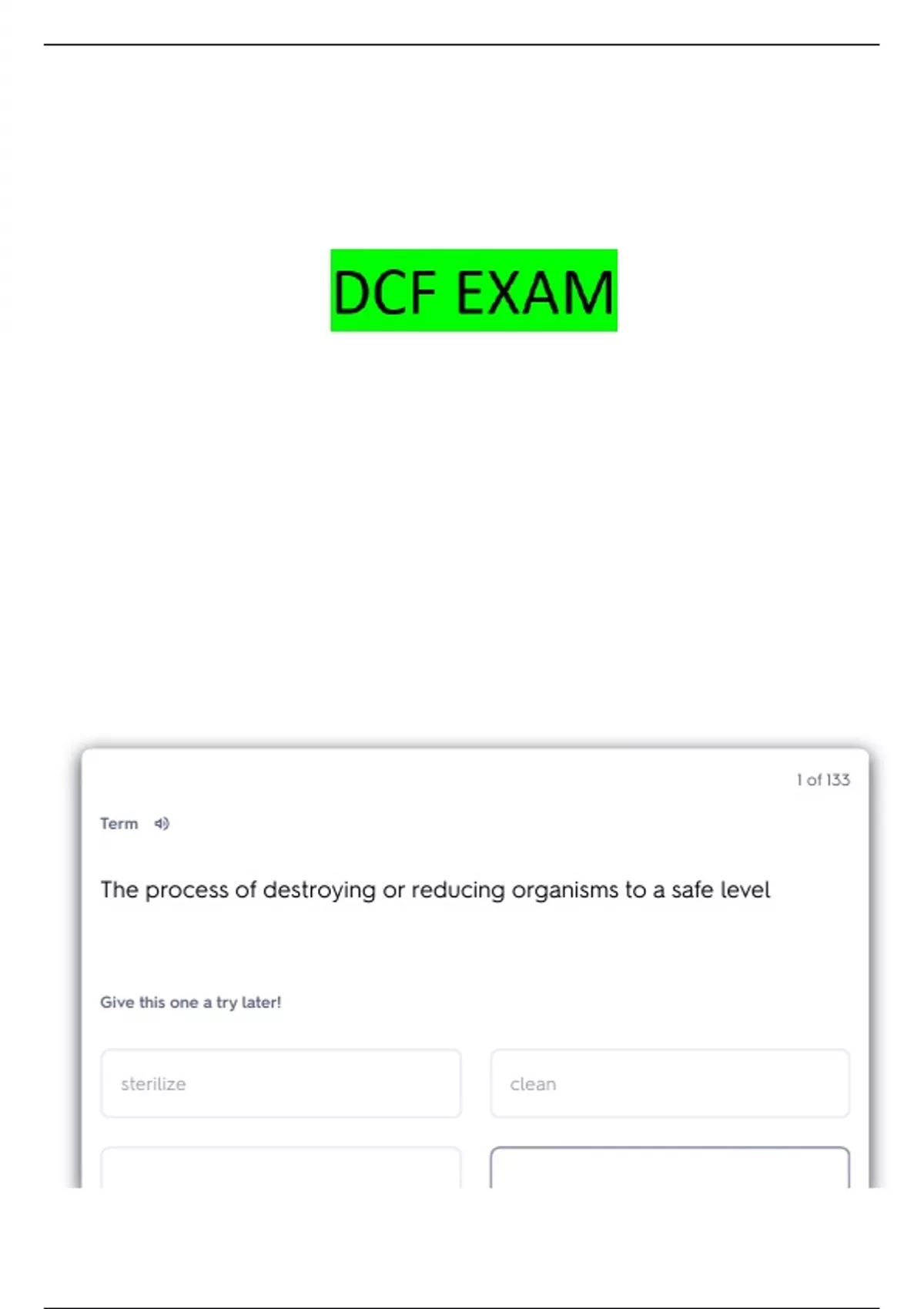 RNRF DCF QUESTIONS WITH 100% CORRECT ANSWERS - Dcf - Stuvia US