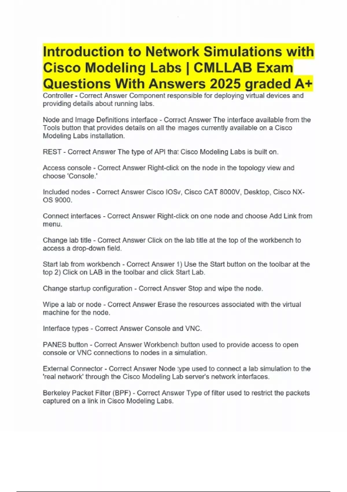 Introduction To Network Simulations With Cisco Modeling Labs Introduction To Network