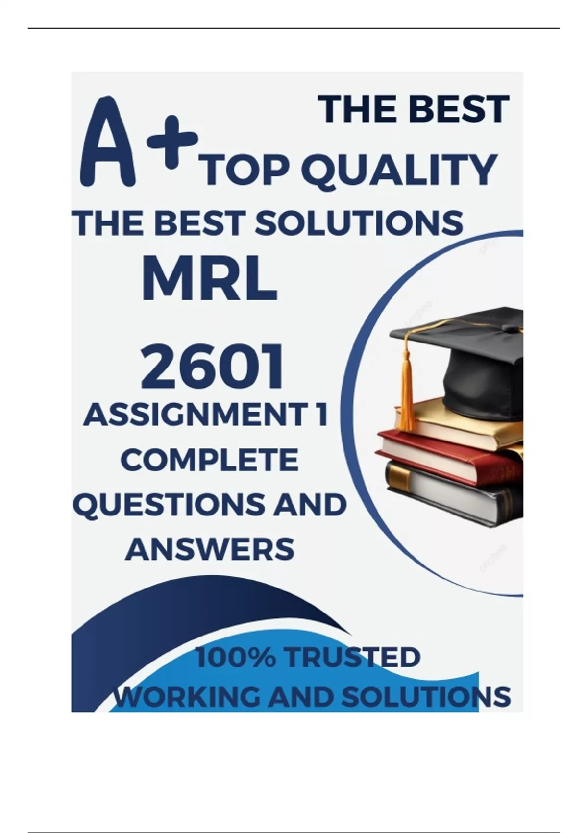 Mrl2601 Assignment 1 Complete Answers Semester 1 2025 Due March
