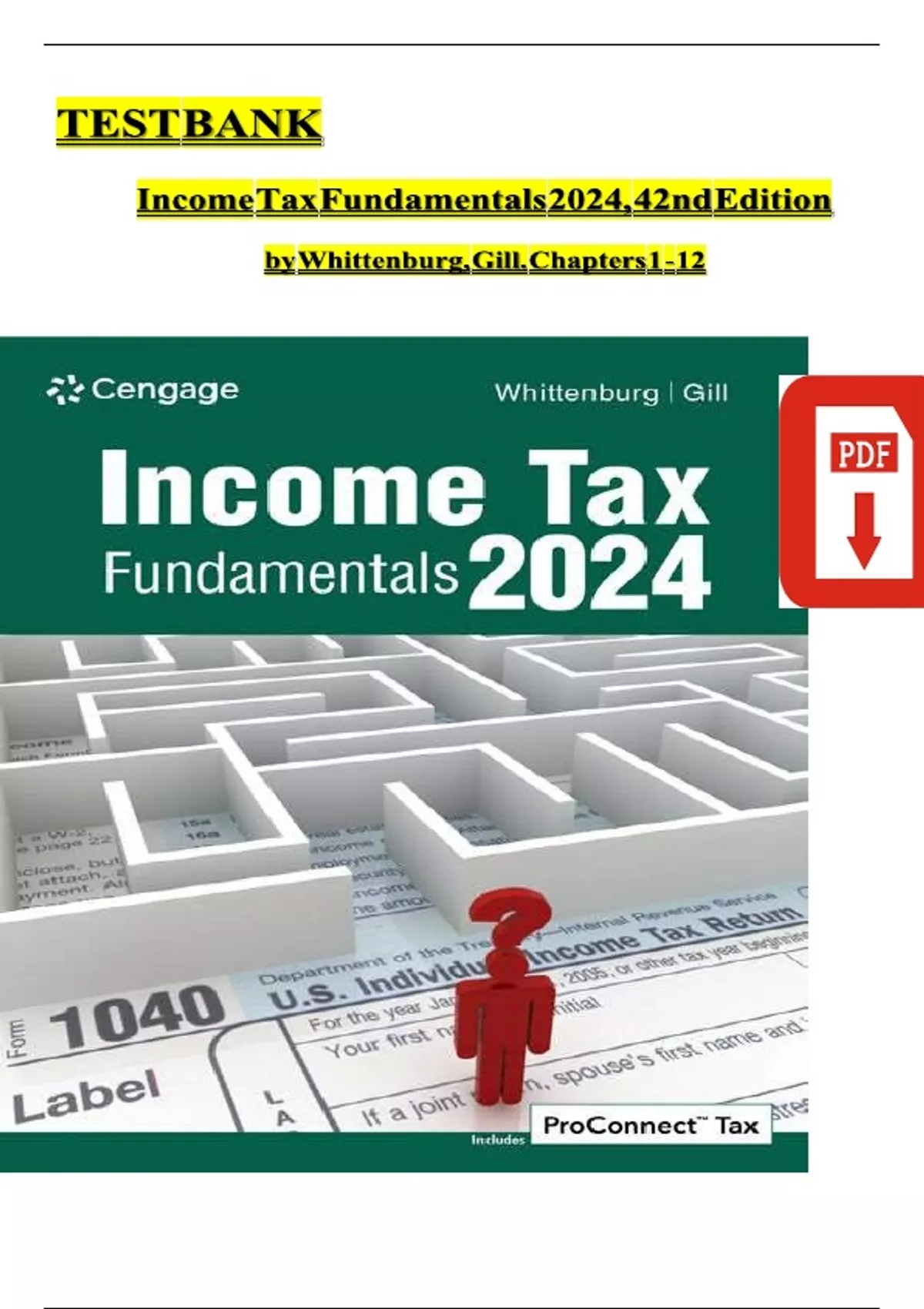 Solutions Manual For Income Tax Fundamentals 2025 42nd Edition By ...