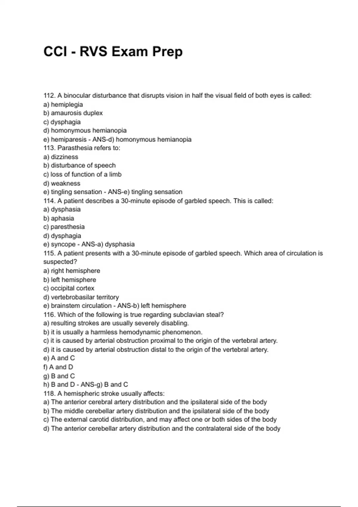 CCI - RVS Exam Prep NEWEST 2025/2026 ACTUAL EXAM COMPLETE QUESTIONS AND ...