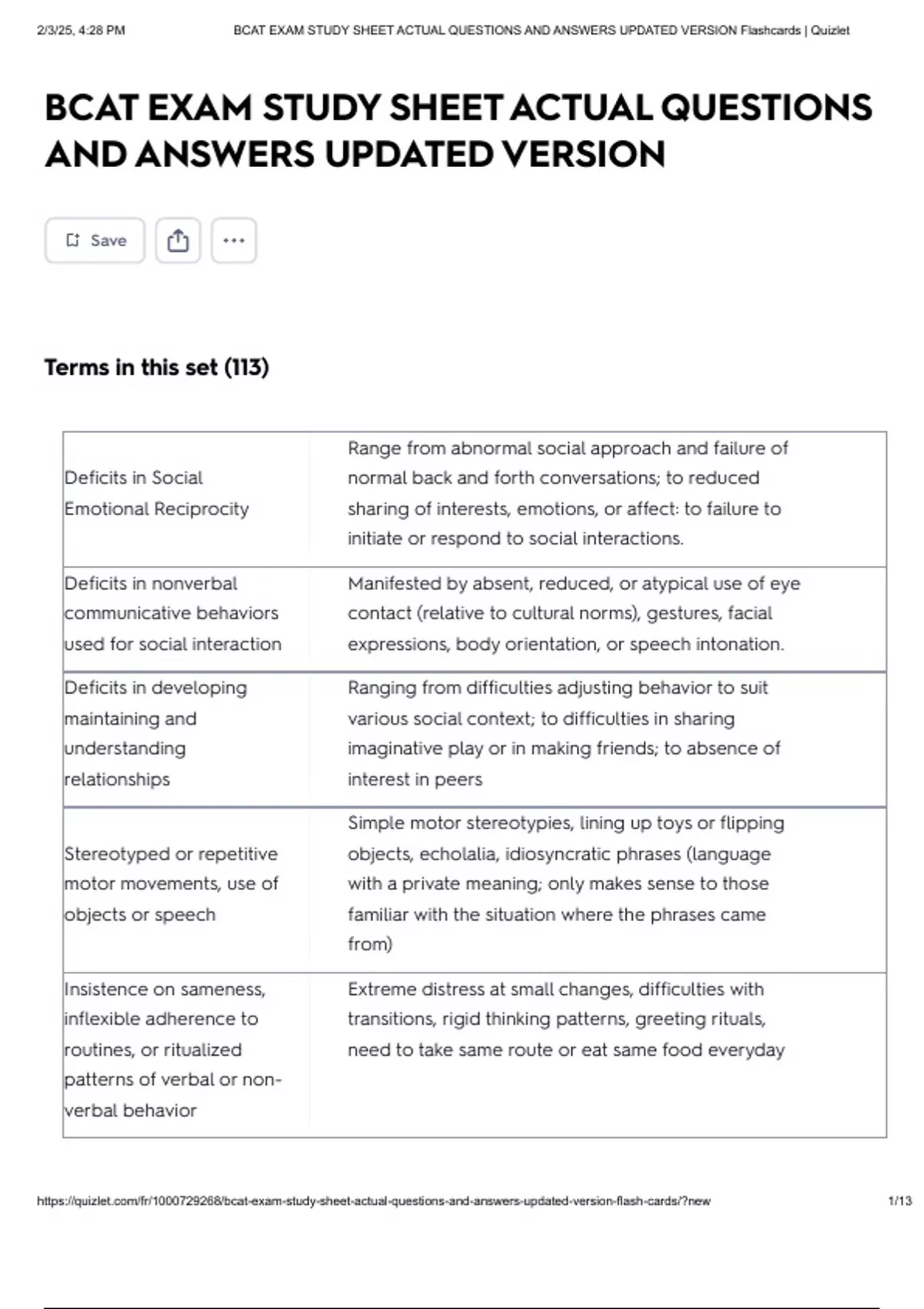 BCAT EXAM STUDY SHEET ACTUAL QUESTIONS AND ANSWERS UPDATED VERSION ...