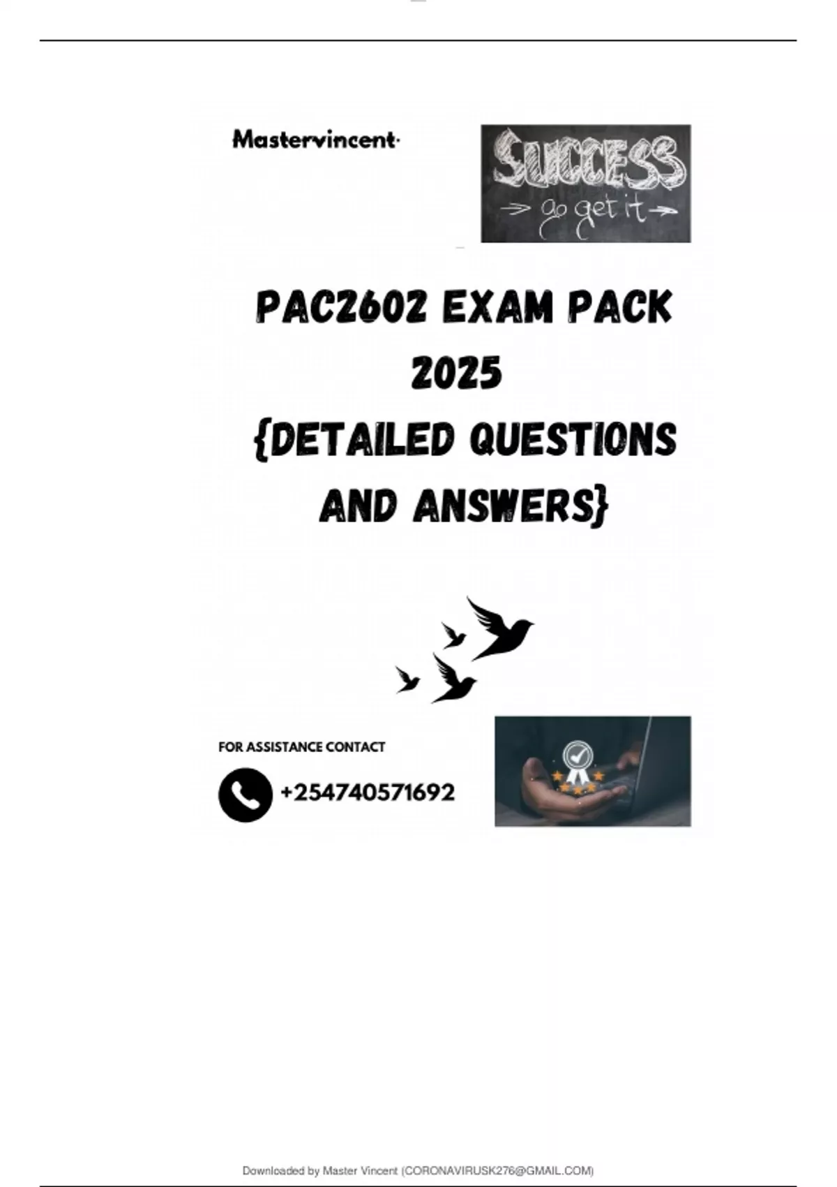 PAC2602 EXAM PACK 2025 {DETAILED QUESTIONS AND ANSWERS} - PAC2602 ...