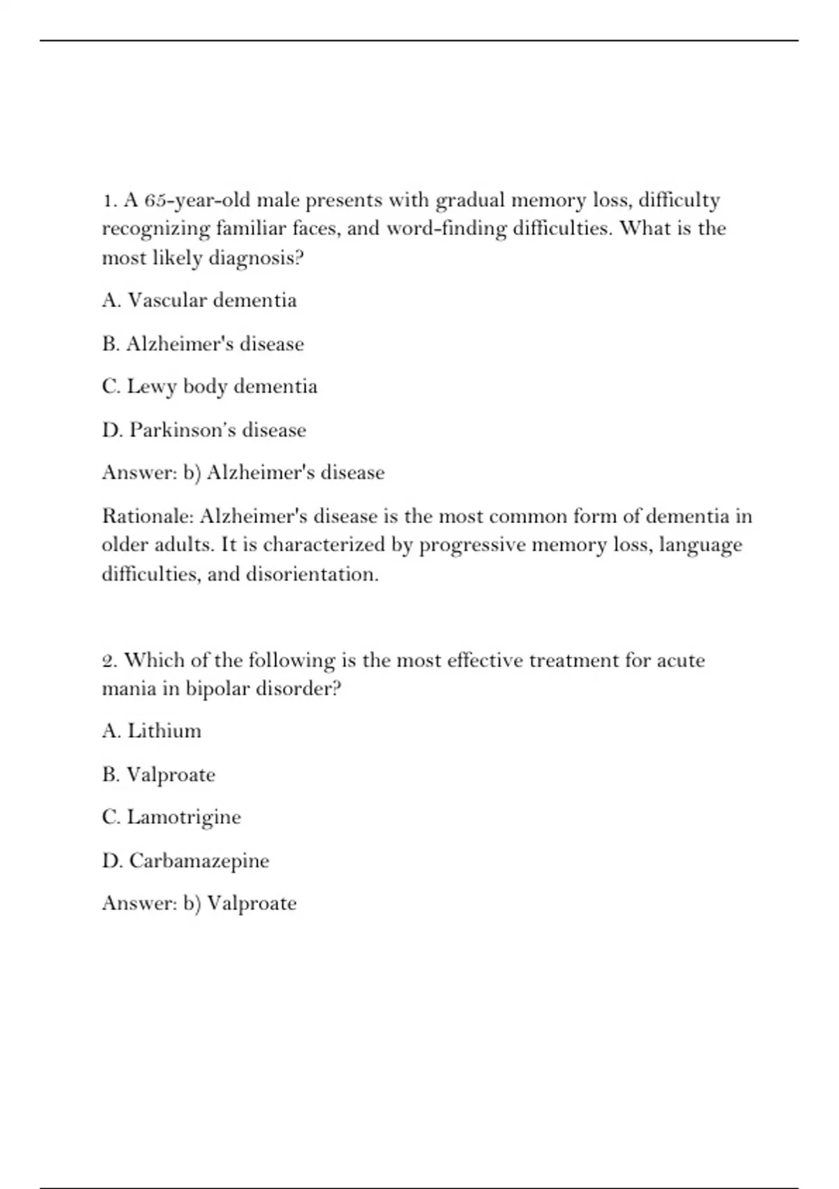 PRITE 2024 Part II: Exam Questions with Answers - 3x@m - Stuvia US