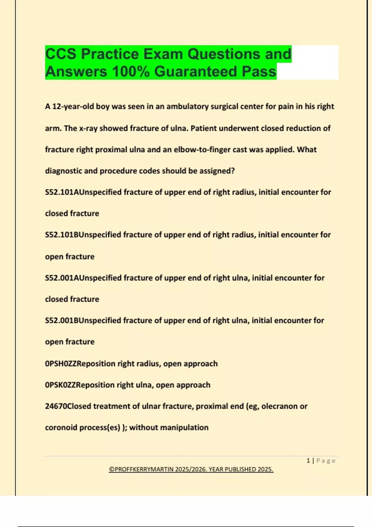 CCS Practice Exam Questions and Answers 100% Guaranteed Pass - Ccs - Stuvia US