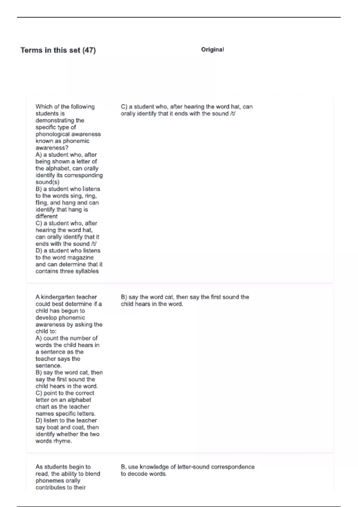OAE MTEL Foundations of Reading Practice Test (Latest 2024 / 2025 ...