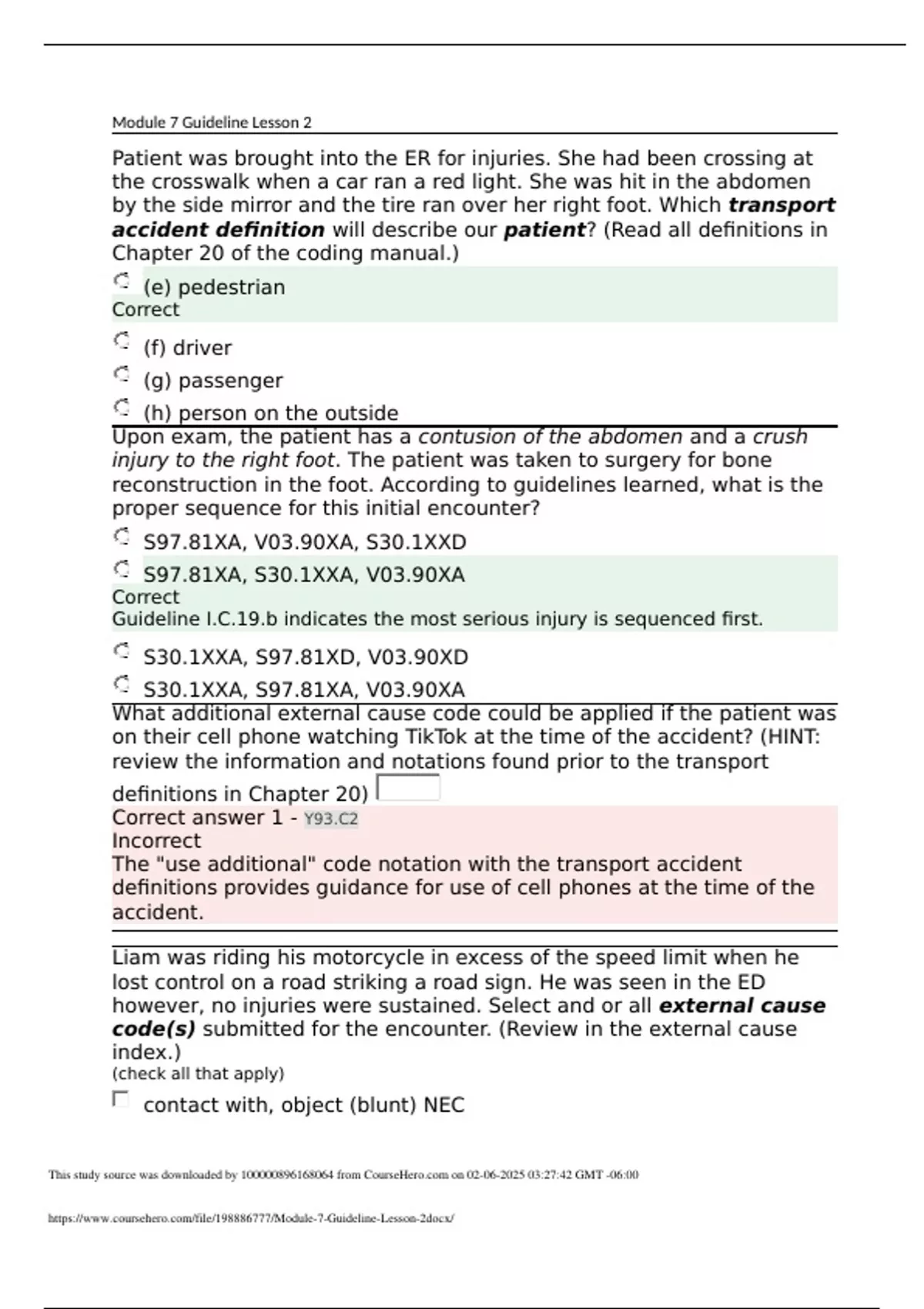 HIT-205 Module 7 Guideline Lesson 2 (100 OUT OF 100) Latest Update ...