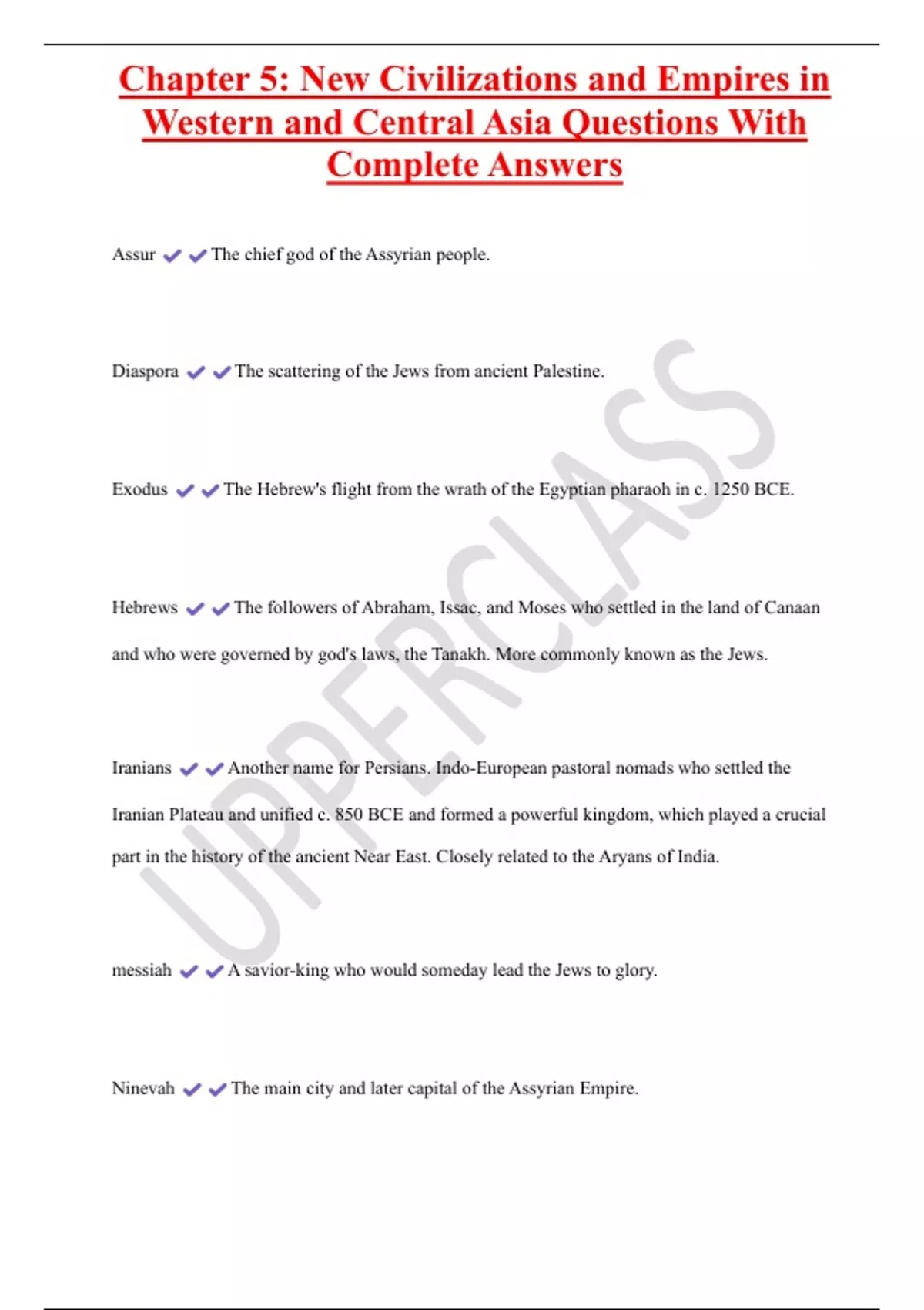 Chapter 5: New Civilizations and Empires in Western and Central Asia ...