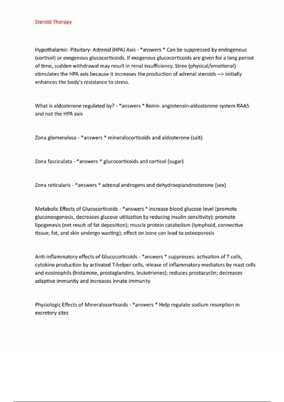 Steroid Therapy – Pharmacological Overview, Clinical Uses, and Side ...