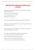 Jtids-Post Test 3 Questions With Correct Answers - JTIDS- - Stuvia US