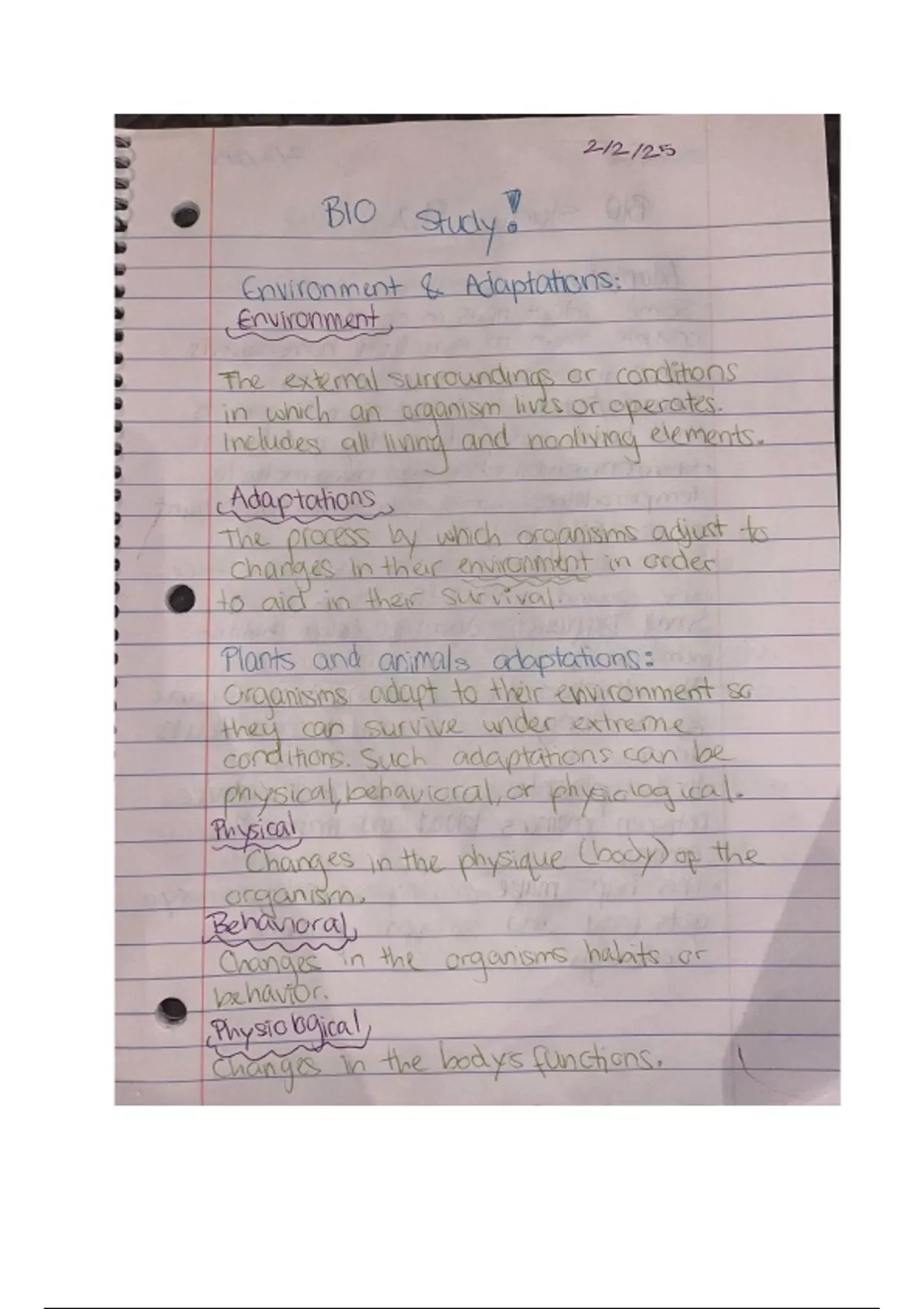 Biology Grade 9 Unit 4 - What Issues do Larger Organisms Face ...