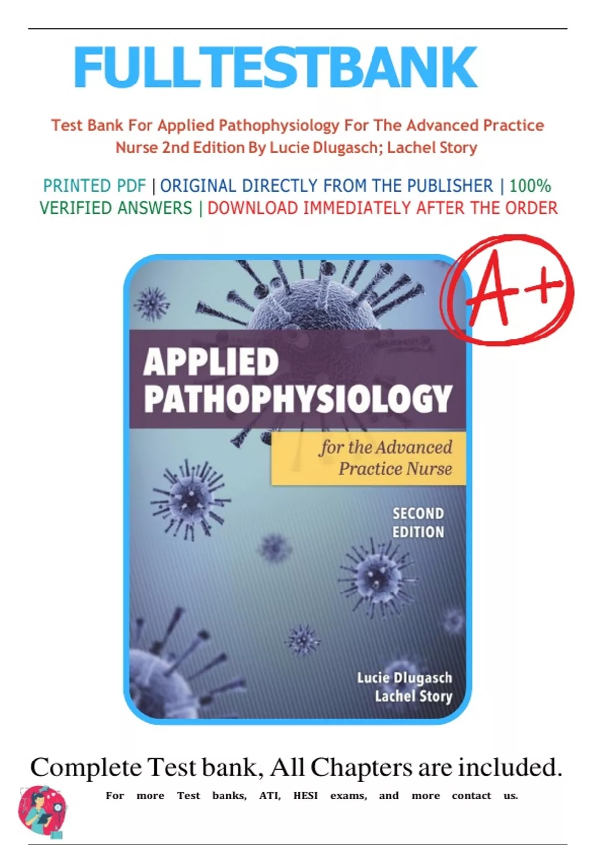 Test bank For Applied Pathophysiology for the Advanced Practice Nurse ...