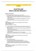 Test Bank For Thio's Deviant Behavior, 13th Edition by Jim D. Taylor ...