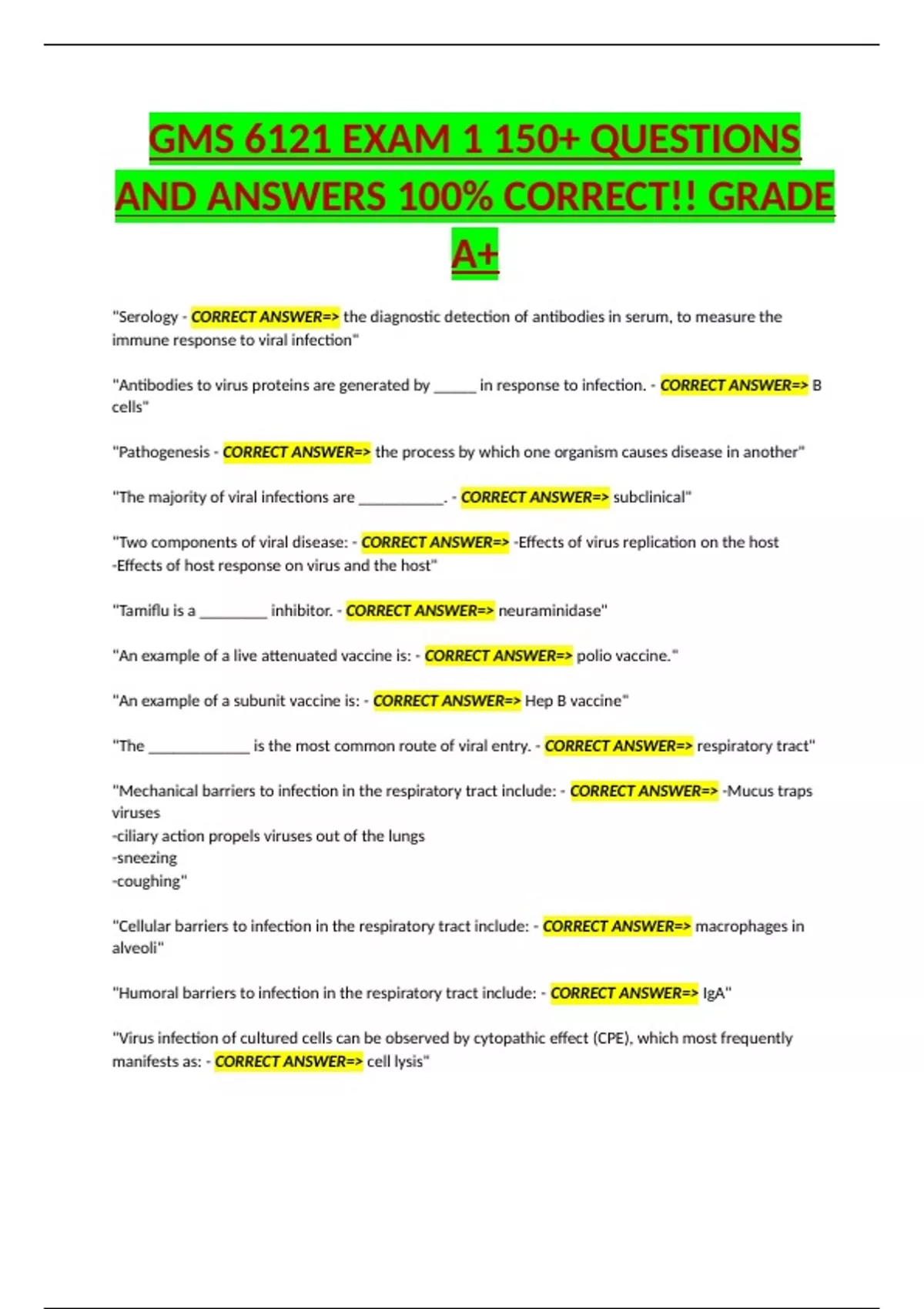 GMS 6121 EXAM 1 MODULES EXAM GUIDE 2024/2025 PACKAGE - Stuvia US