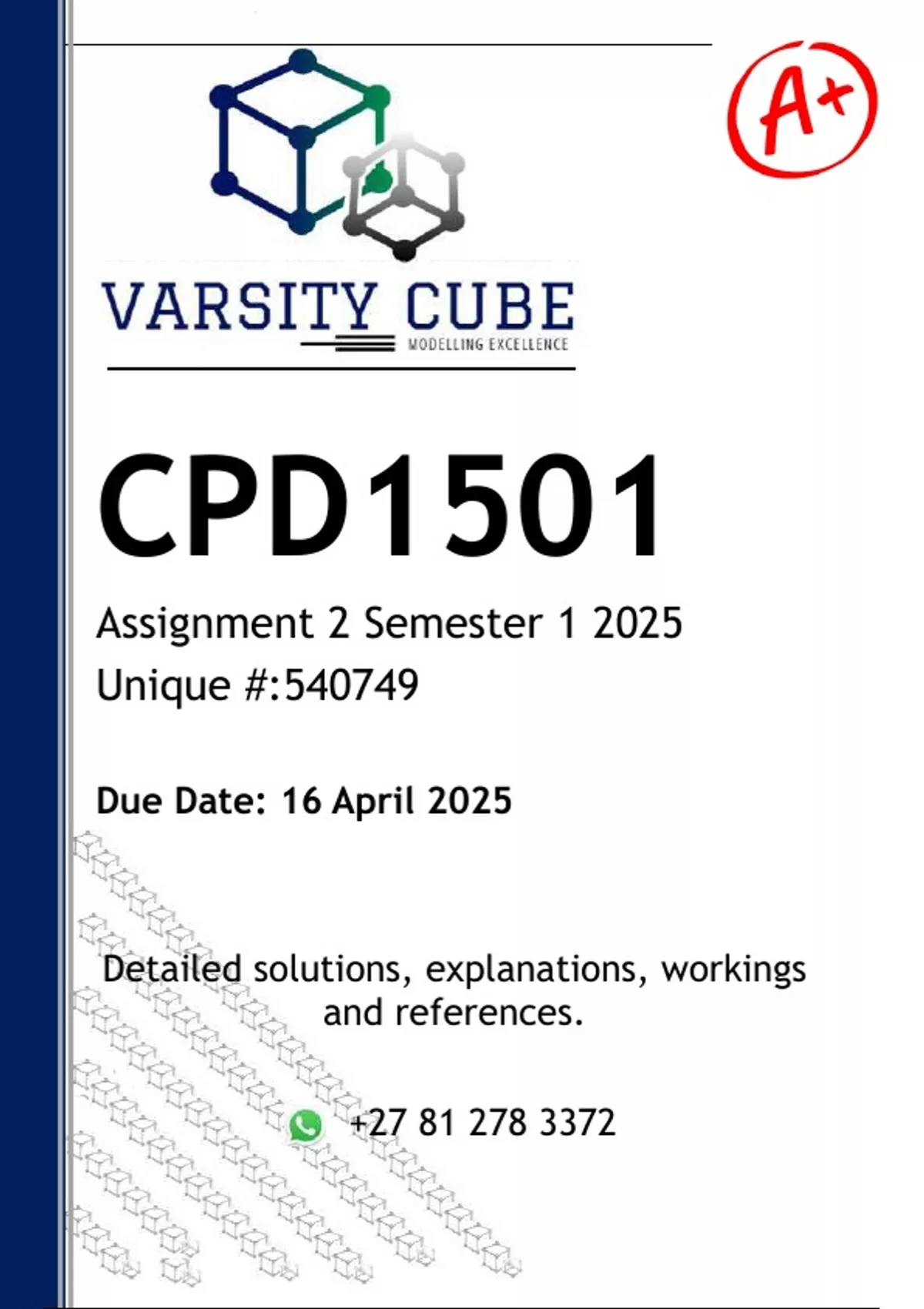 CPD1501 Assignment 2 (DETAILED ANSWERS) Semester 1 2025 - DISTINCTION GUARANTEED - Citizenship ...