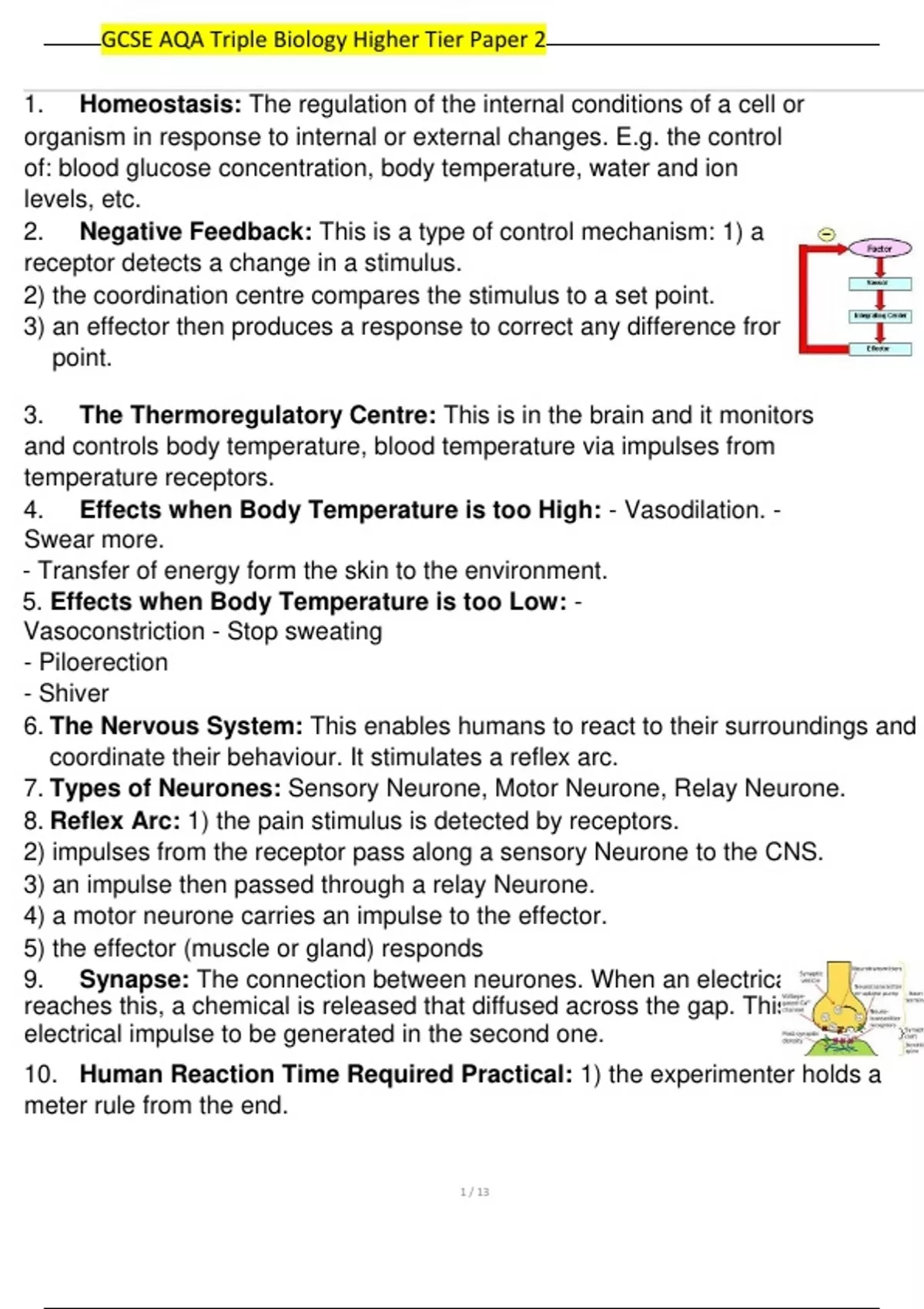 Gcse aqa june 2024 higher tier biology paper 2 mark scheme - AQA GCSE ...