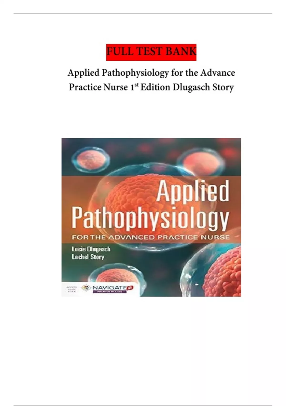 Test bank For Applied Pathophysiology for the Advanced Practice Nurse ...