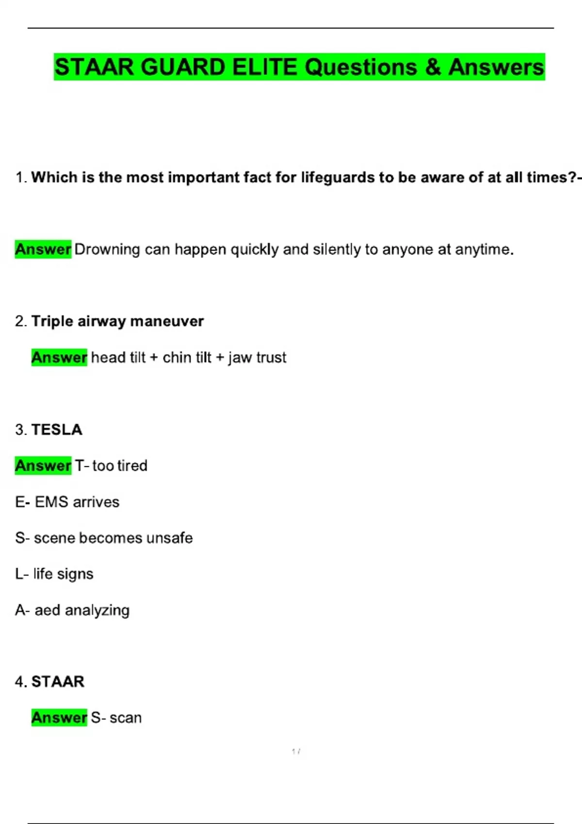 STARGUARD ELITE Test (Latest 2025 / 2026 Update) Questions and Verified ...