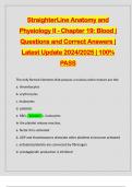 StraighterLine Anatomy and Physiology II - Chapter 19: Blood ...