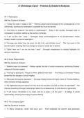 Summary 4-9 A Christmas Carol Key Quotes + Analysis - English - Stuvia UK