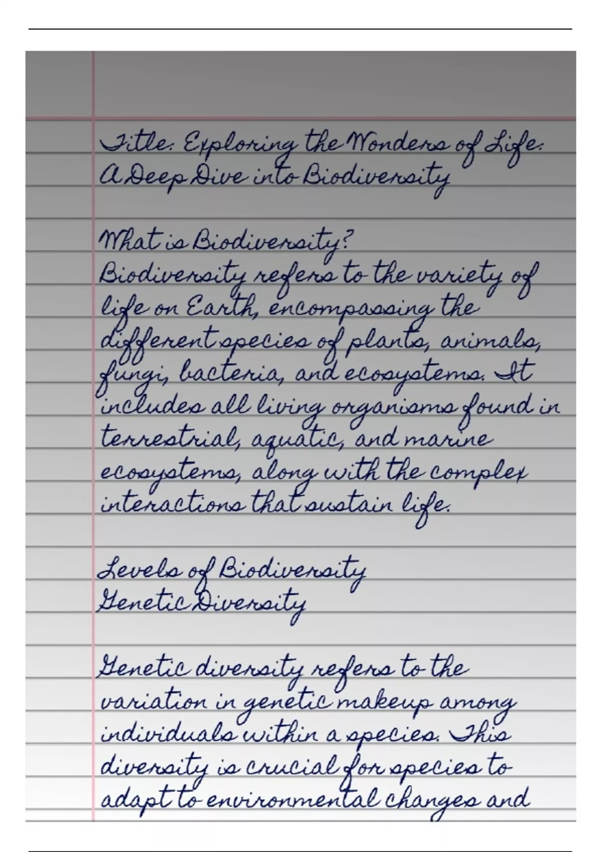 Title: Exploring the Wonders of Life: A Deep Dive into Biodiversity ...