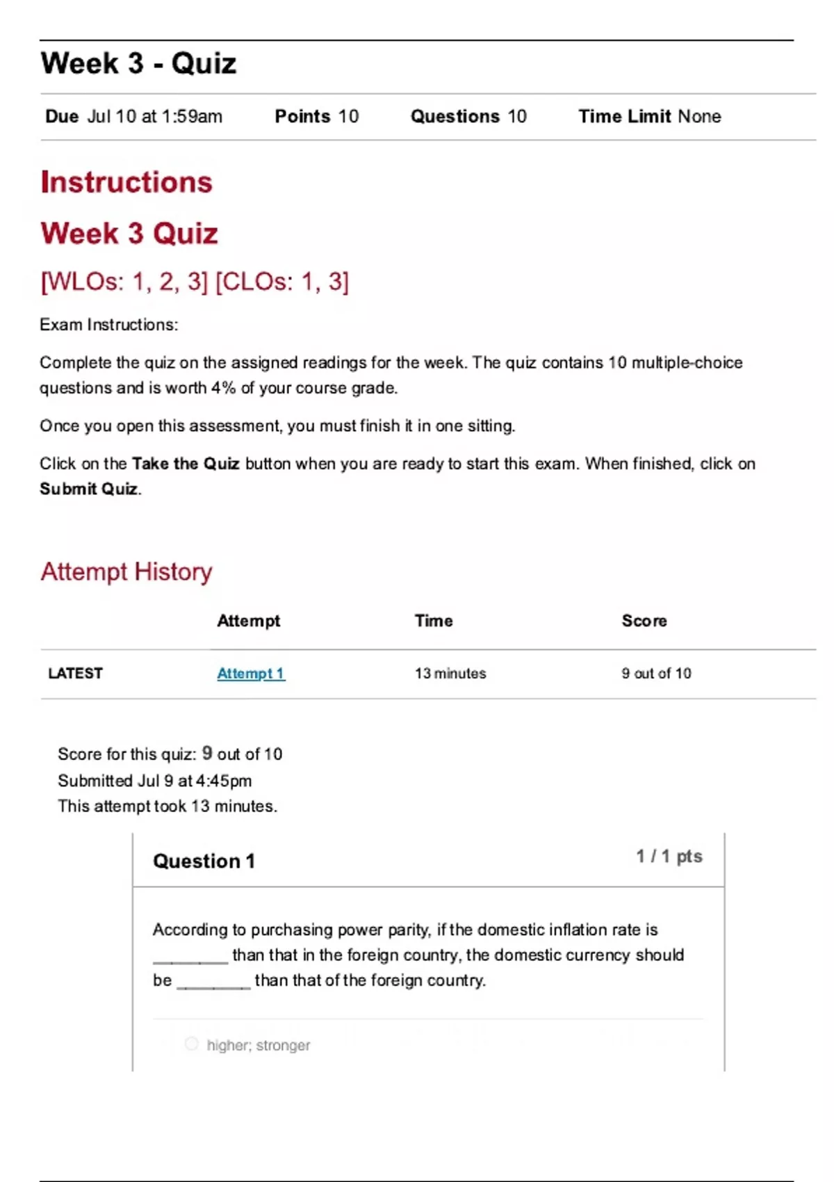 BUS 357 Week 3 Quiz Questions and Answers|2025 Update|Solved Correctly - BUS 357 - Stuvia US
