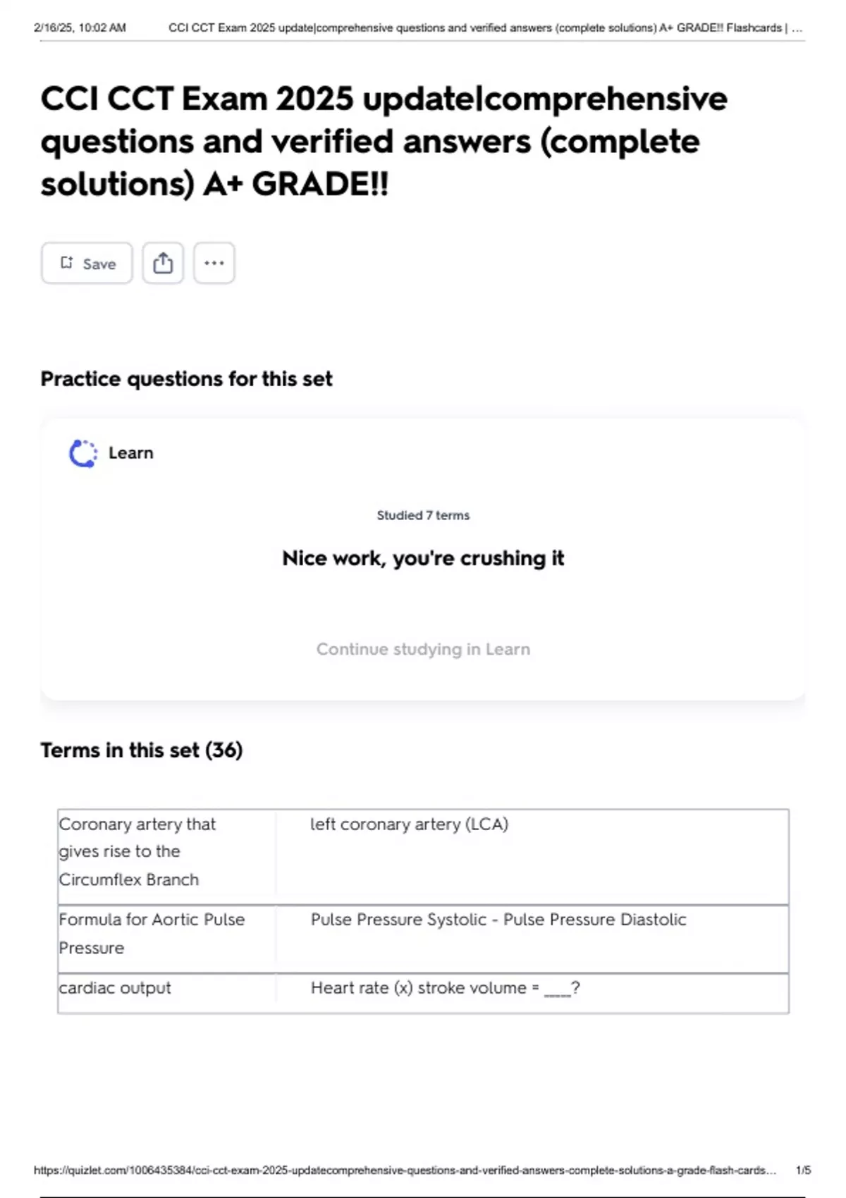 CCI CCT Exam 2025 update|comprehensive questions and verified answers ...