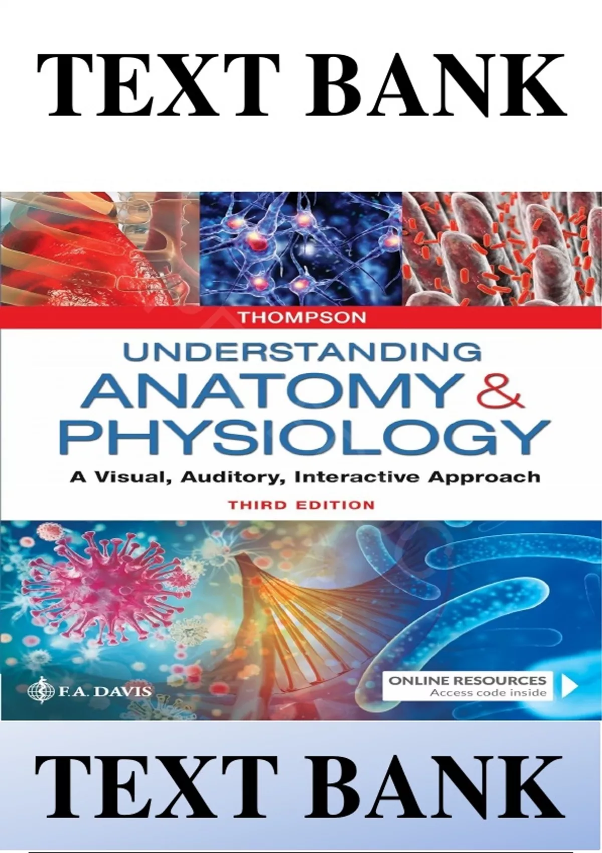 TEST BANK FOR Understanding Anatomy & Physiology: A Visual, Auditory ...