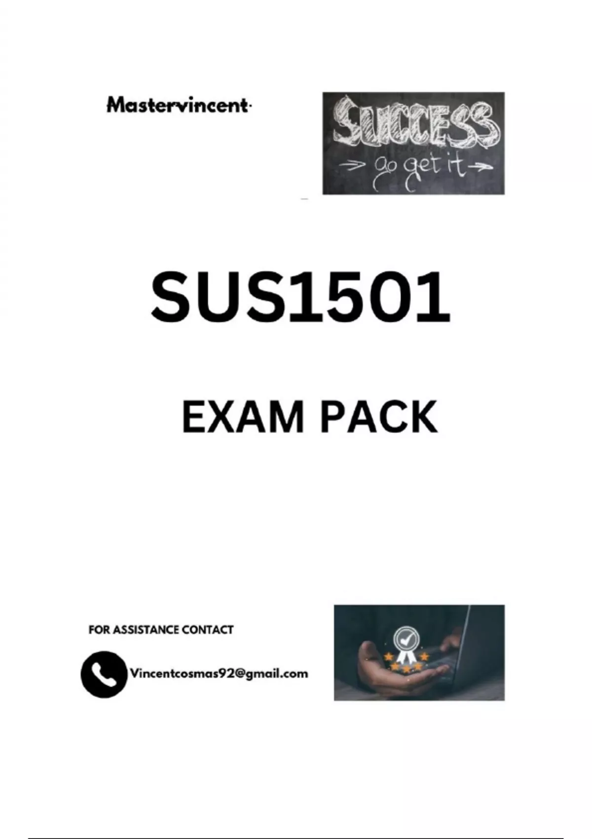 SUS1501 EXAM PACK 2025 {DETAILED QUESTIONS AND ANSWERS ...