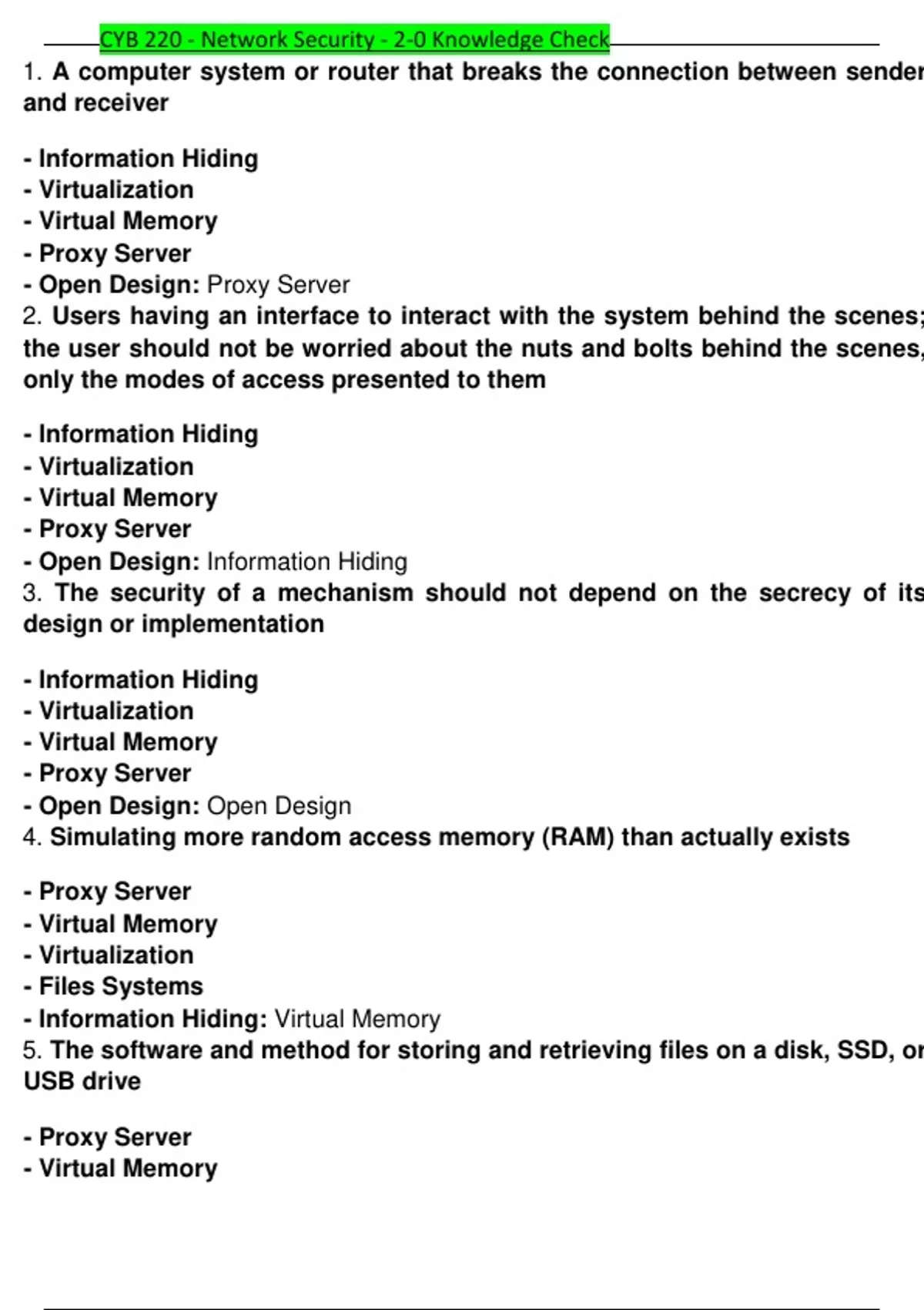 Cyb-220 6-2 project two network segmentation strategy - Cyb-220 - Stuvia US