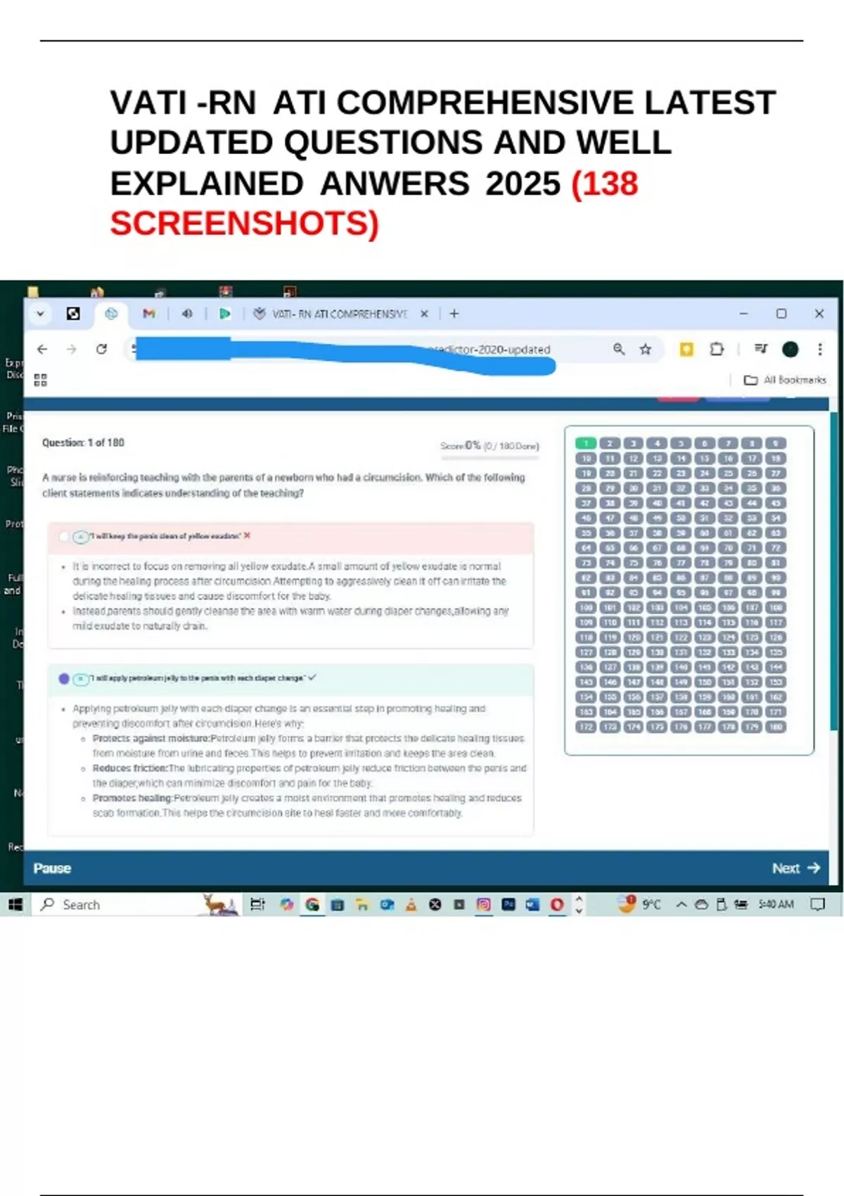 ATI -RN ATI COMPREHENSIVE LATEST UPDATED QUESTIONS AND WELL EXPLAINED ...