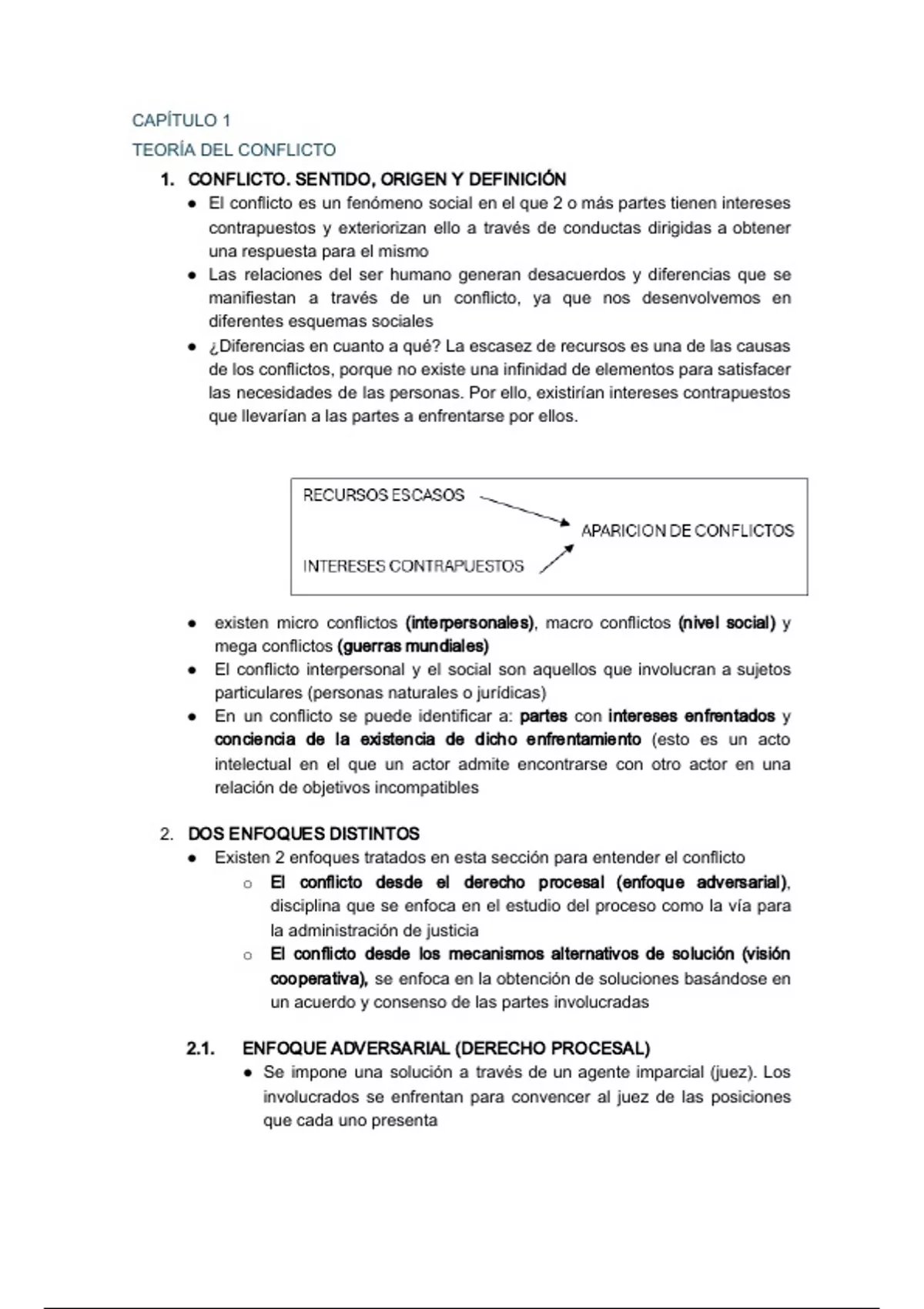 Teoría del Conflicto: Enfoques, Soluciones y Aplicaciones Jurídicas ...