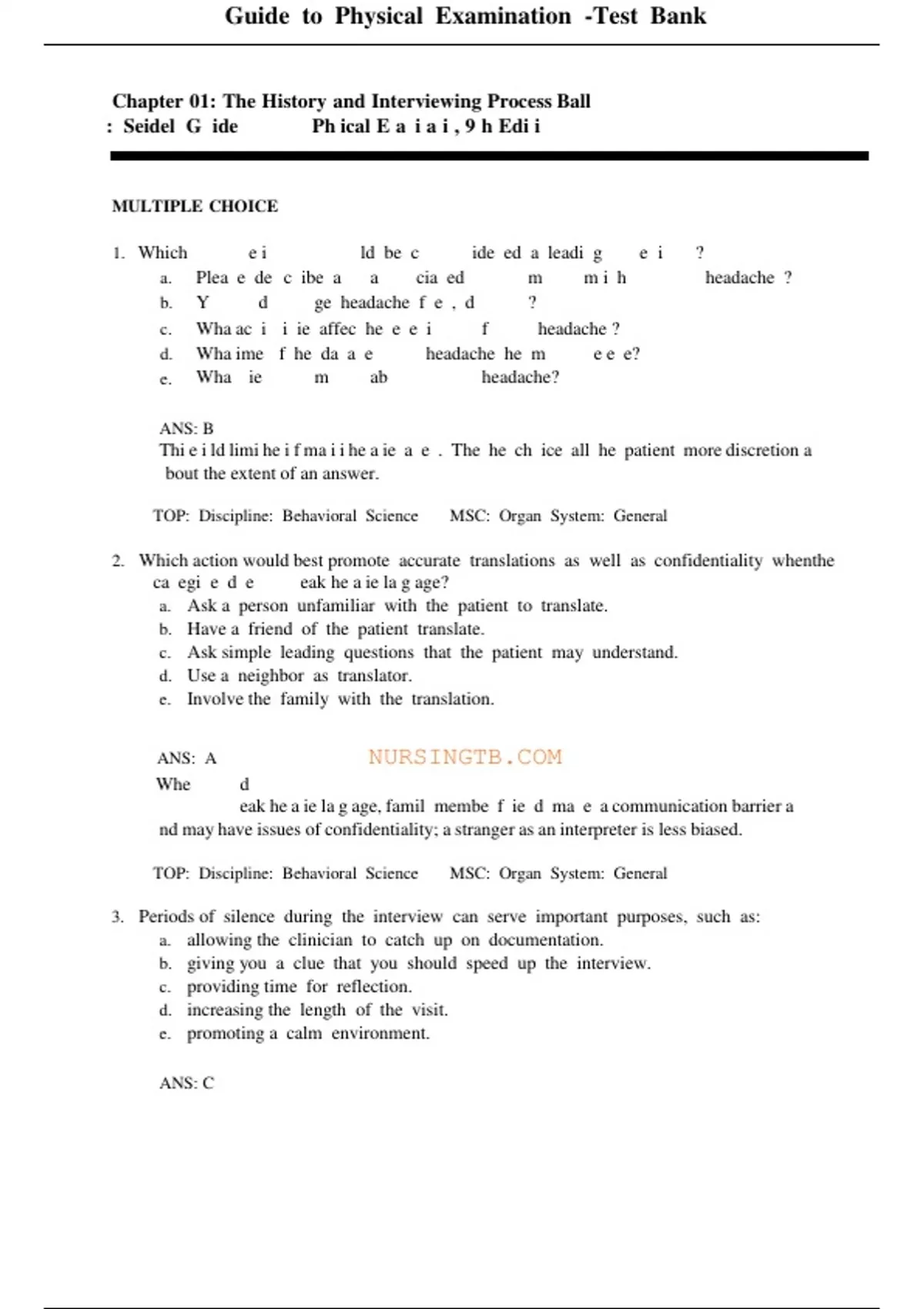 Test Bank for Understanding Psychology 9th Edition By Morris, All ...