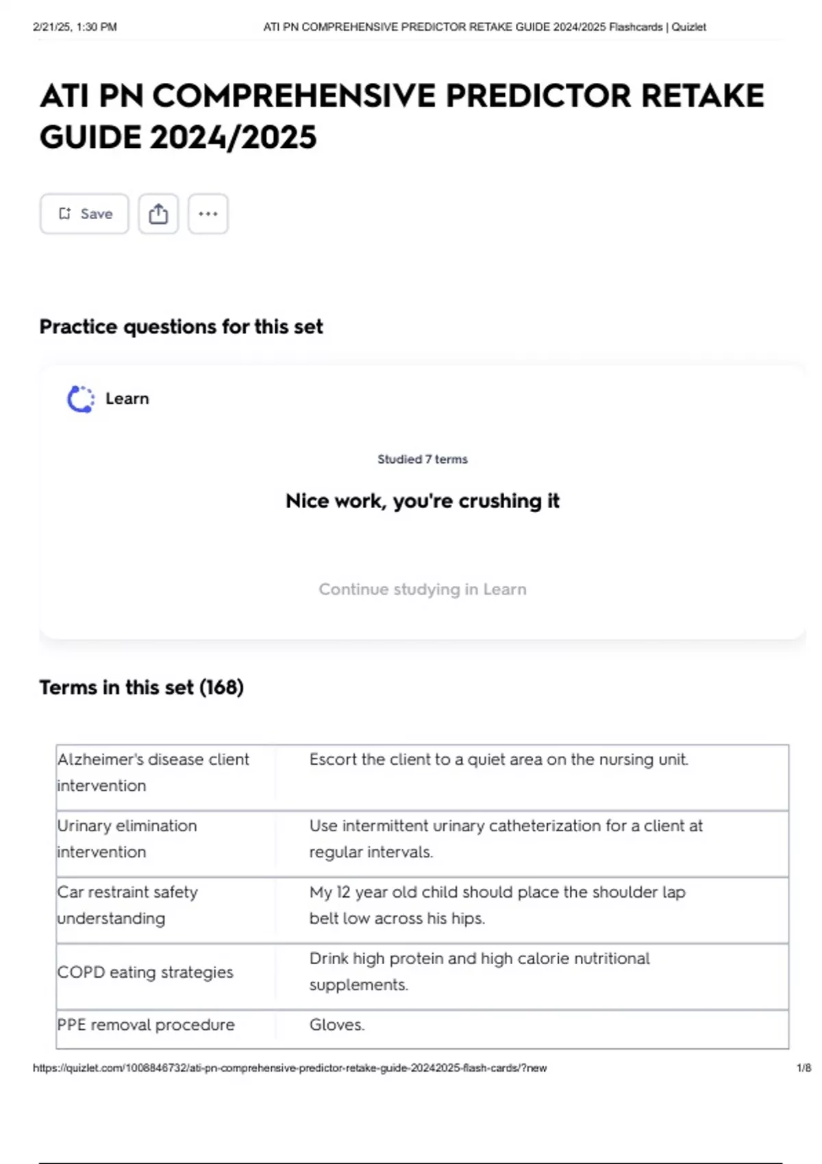 ATI PN COMPREHENSIVE PREDICTOR RETAKE GUIDE 2024/2025 - ATI PN ...