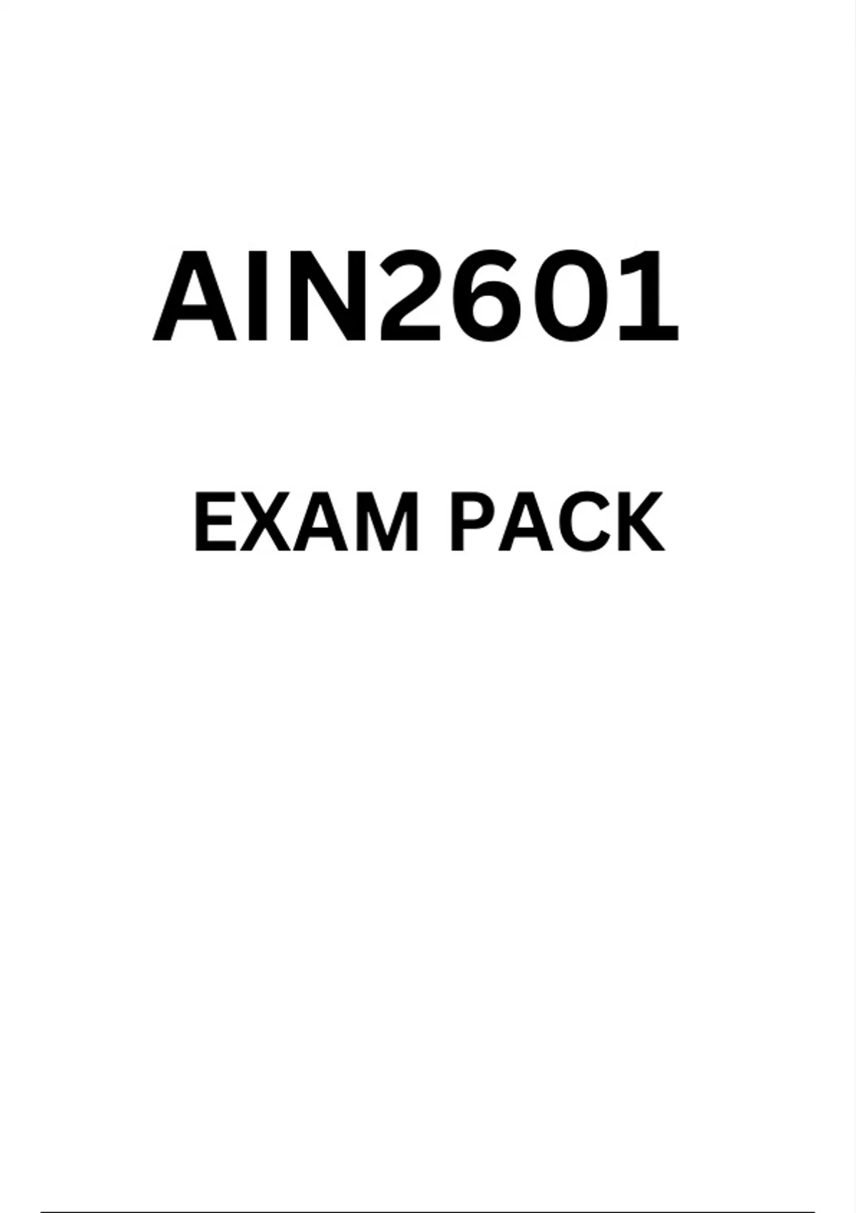 AIN2601 EXAM PACK 2025{DETAILED QUESTIONS AND ANSWERS} - Practical Accounting Data Processing ...