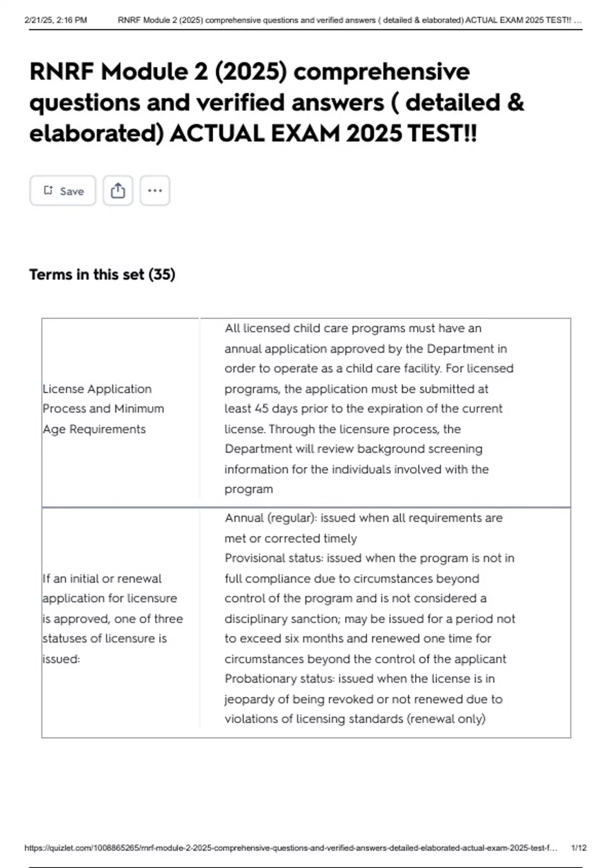 RNRF Module 2 (2025) comprehensive questions and verified answers ...