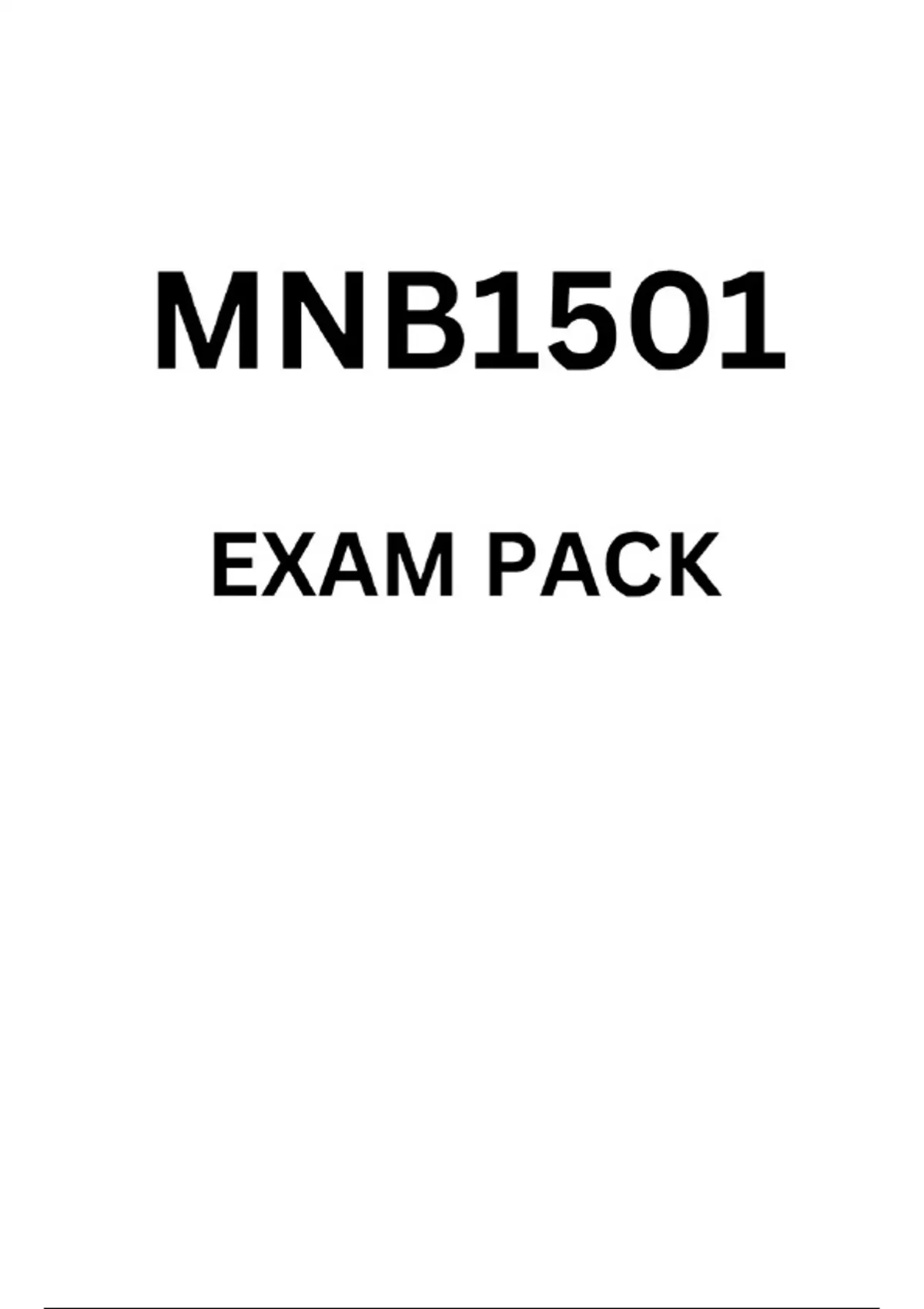 MNB1501 EXAM PACK 2025{DETAILED QUESTIONS AND ANSWERS} - Business ...